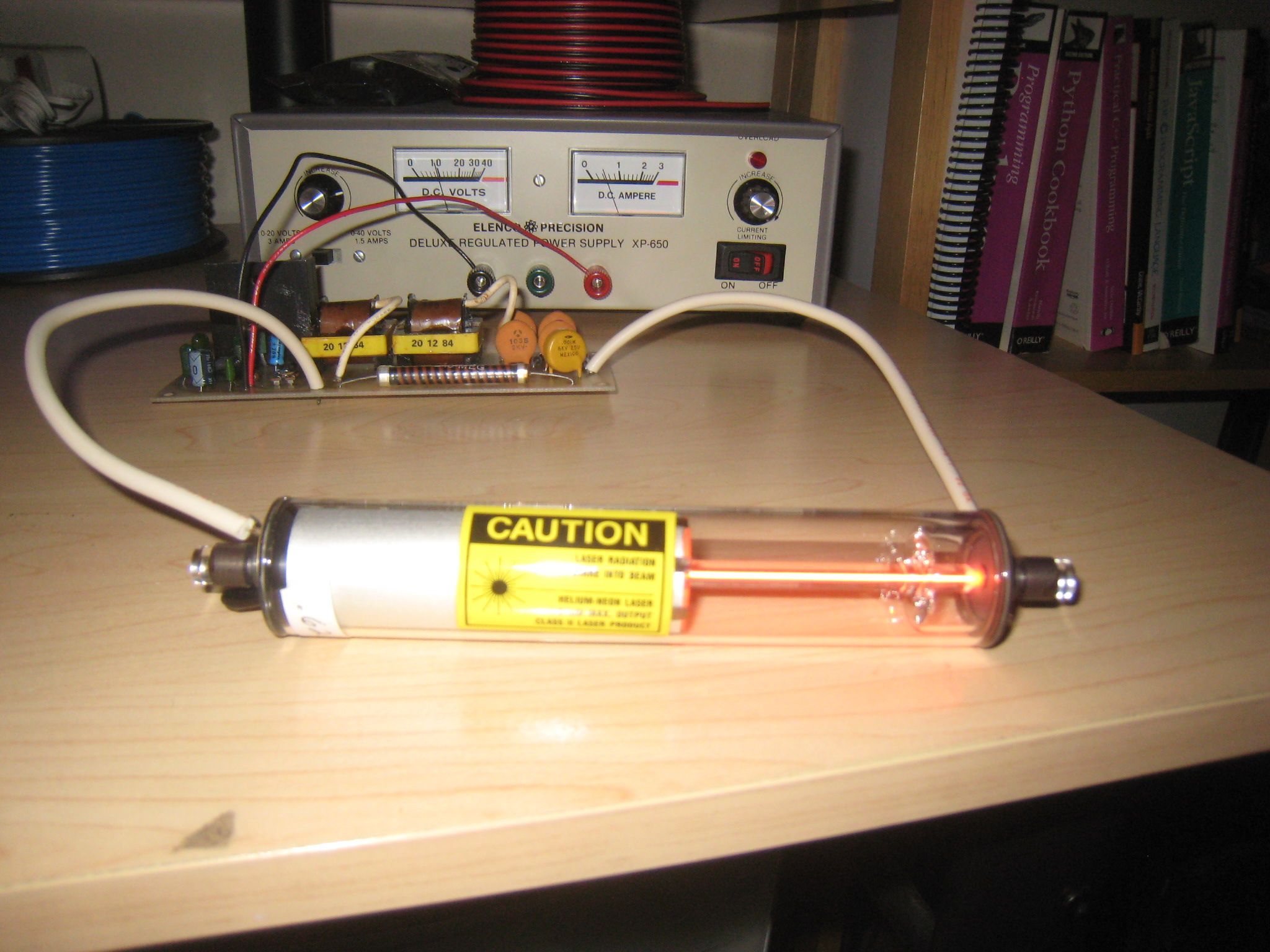 Childhood Laser: Building a HeNe Laser Kit : 11 Steps (with Pictures ...