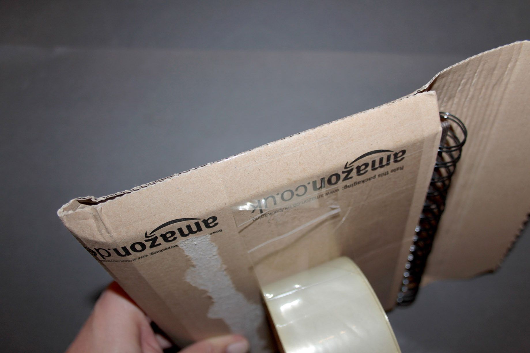 Protective Cover for Spiral Book (or Any Other Book) From Amazon ...