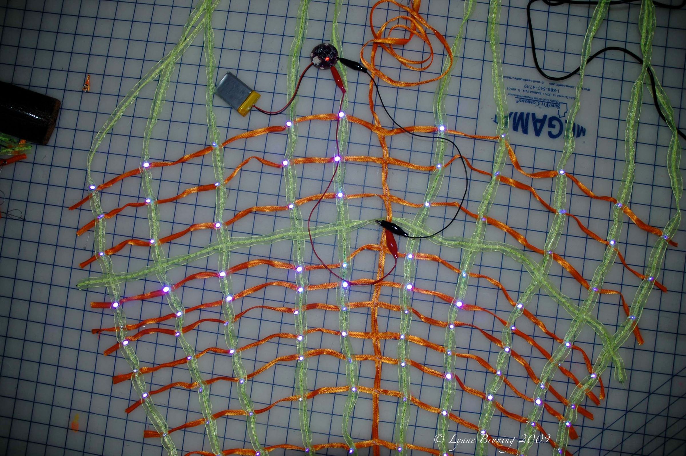 Flexible LED ETextile Ribbon Array : 6 Steps (with Pictures ...