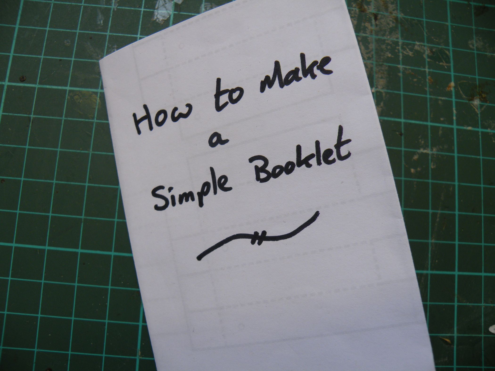 Make a Pocket-sized Booklet. : 3 Steps (with Pictures) - Instructables
