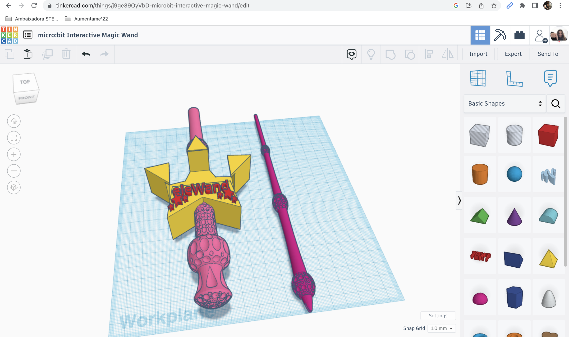 Hagrid's Interactive Lantern and Magic Wand With Tinkercad Circuits and ...