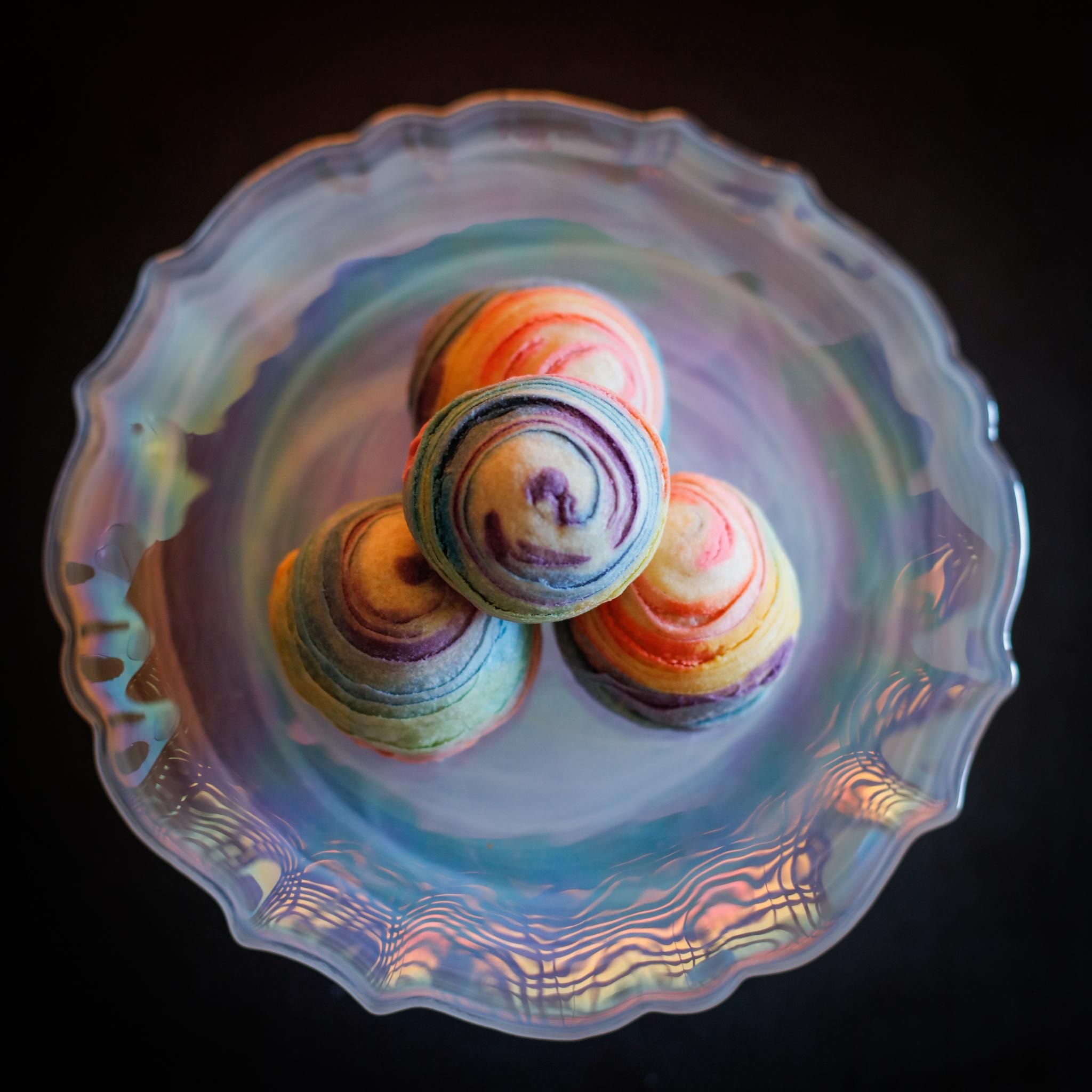 Rainbow Puff Balls With Coconut Filling : 12 Steps (with Pictures ...