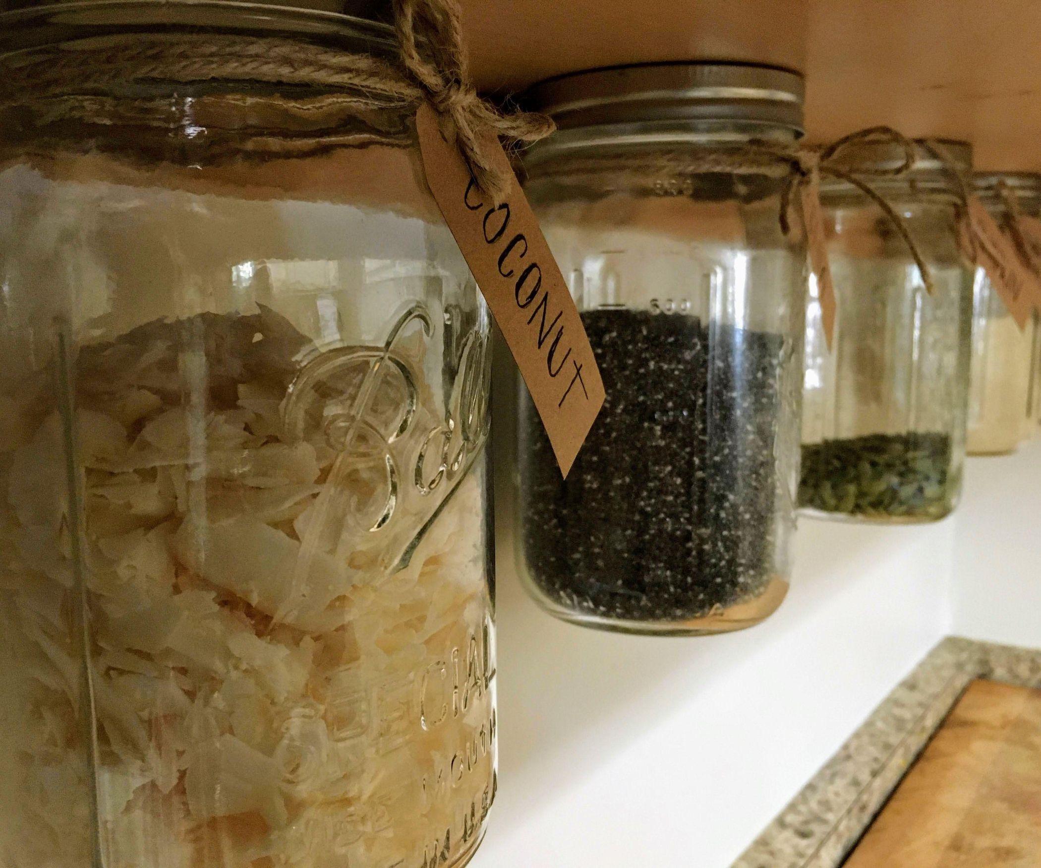 Declutter Your Kitchen Cabinets and Countertops (attach Mason Jars ...