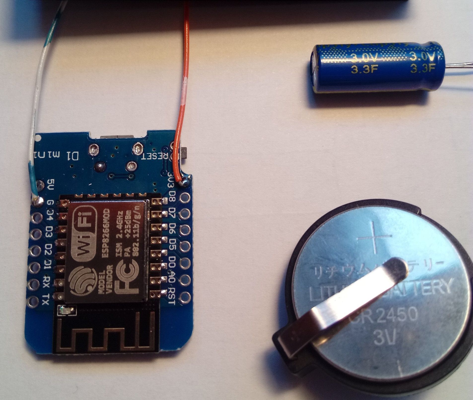 Remote Control: ESP8266 With Coin Cell : 5 Steps (with Pictures ...