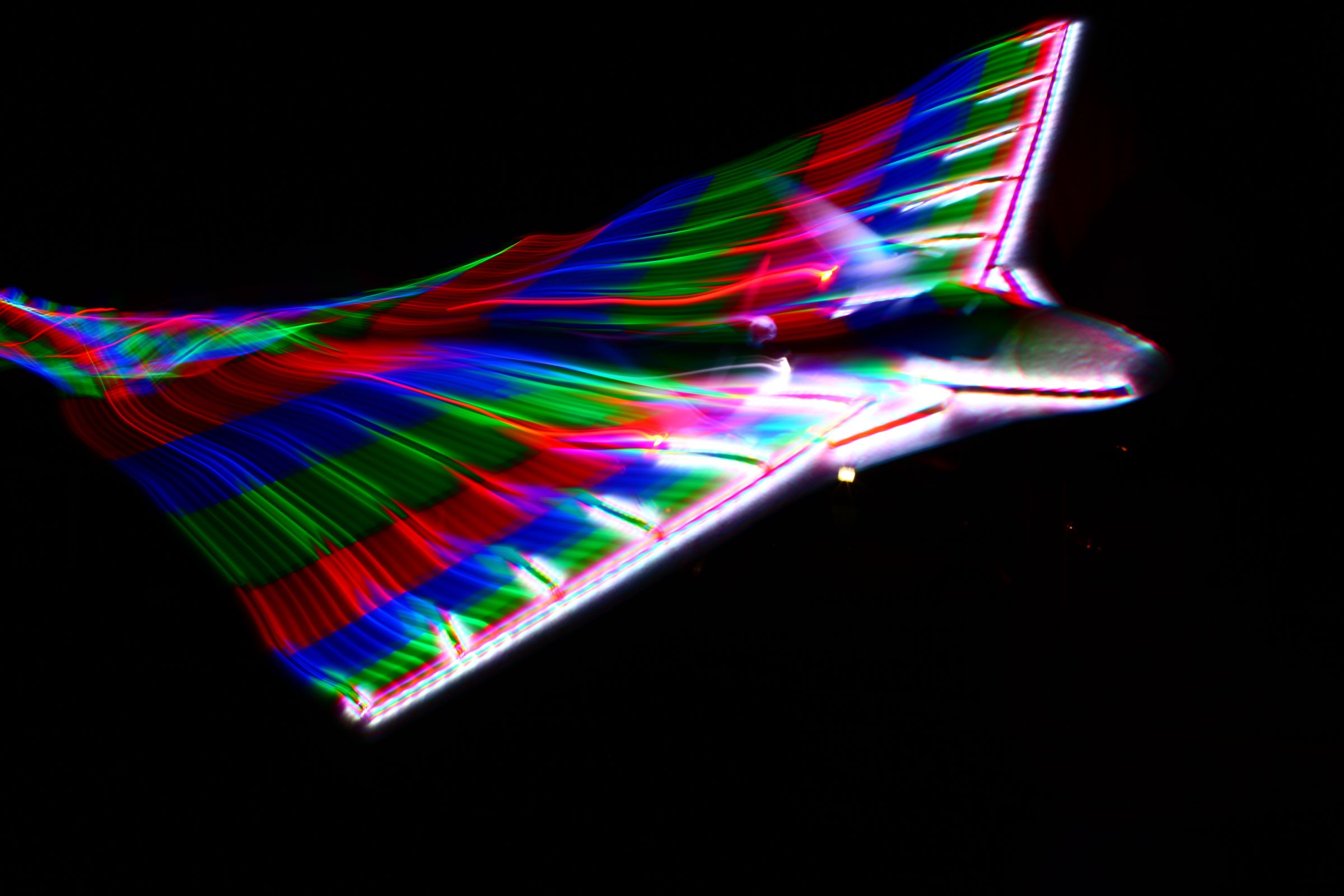 UFO Project - Color Changing Glowing Radio Controlled Airplane - RGB ...