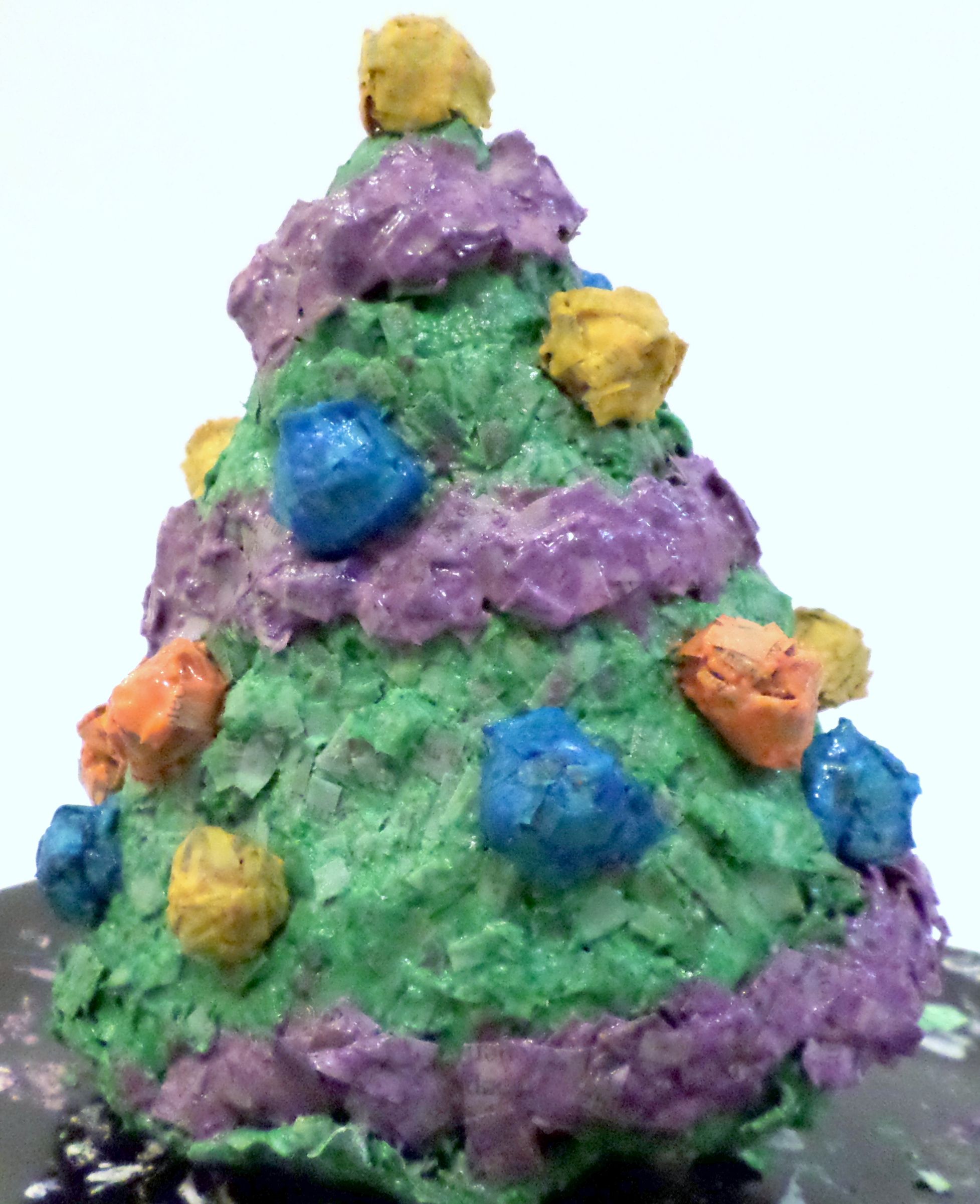 Mini Paper Mache Light-Up Christmas Tree : 8 Steps (with Pictures ...