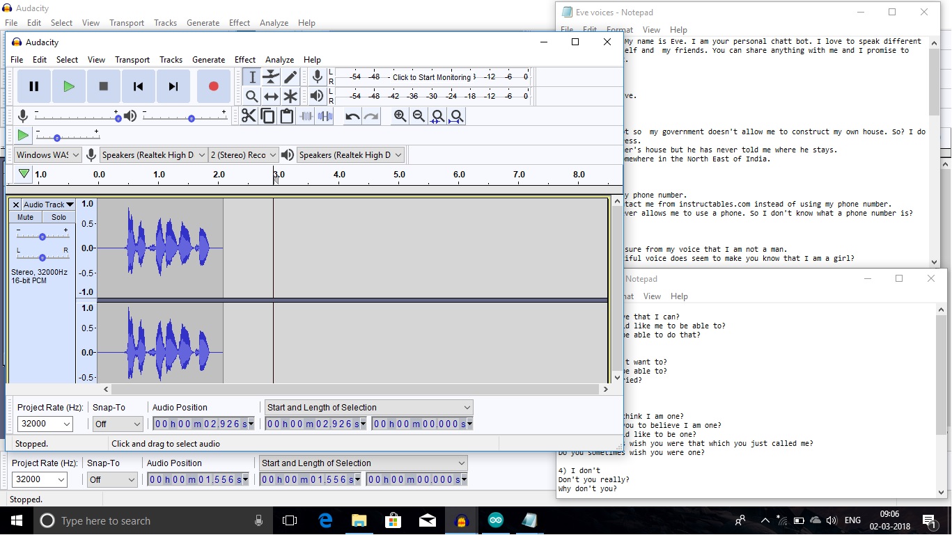 Eve, the Arduino Chatbot : 14 Steps (with Pictures) - Instructables