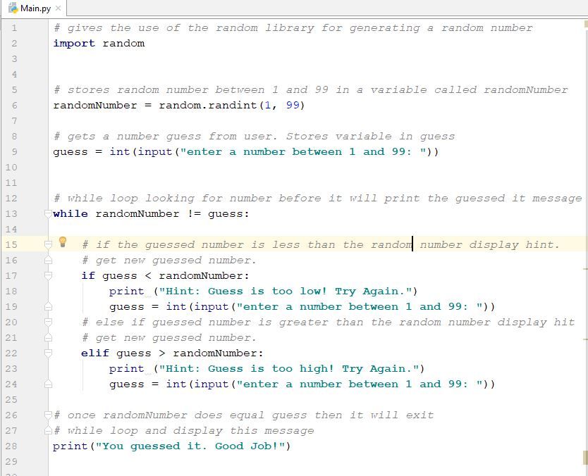 Simple Python Number Guessing Game : 11 Steps - Instructables
