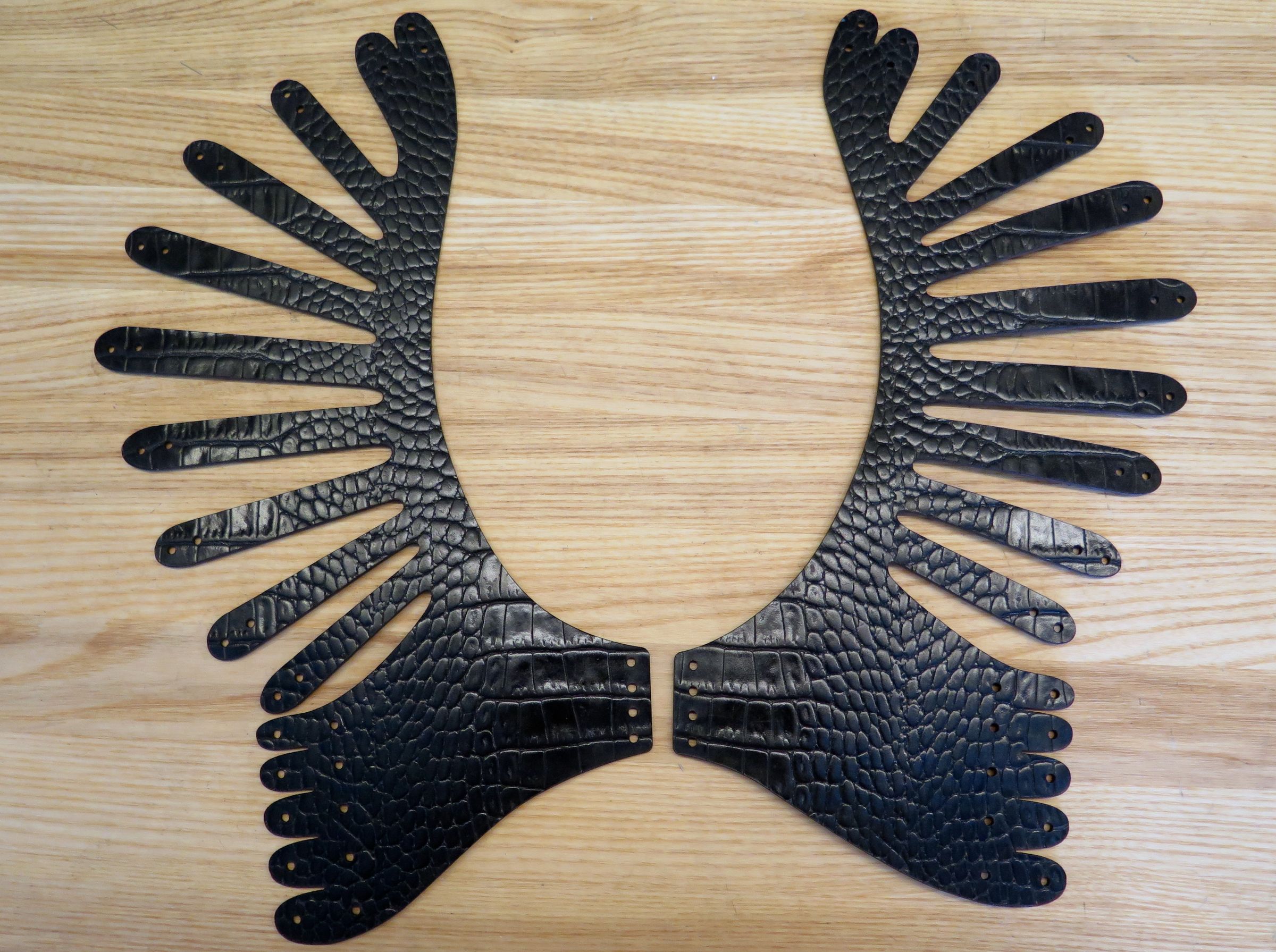 Leather Cyber Goth Shoulder Armor : 9 Steps (with Pictures) - Instructables