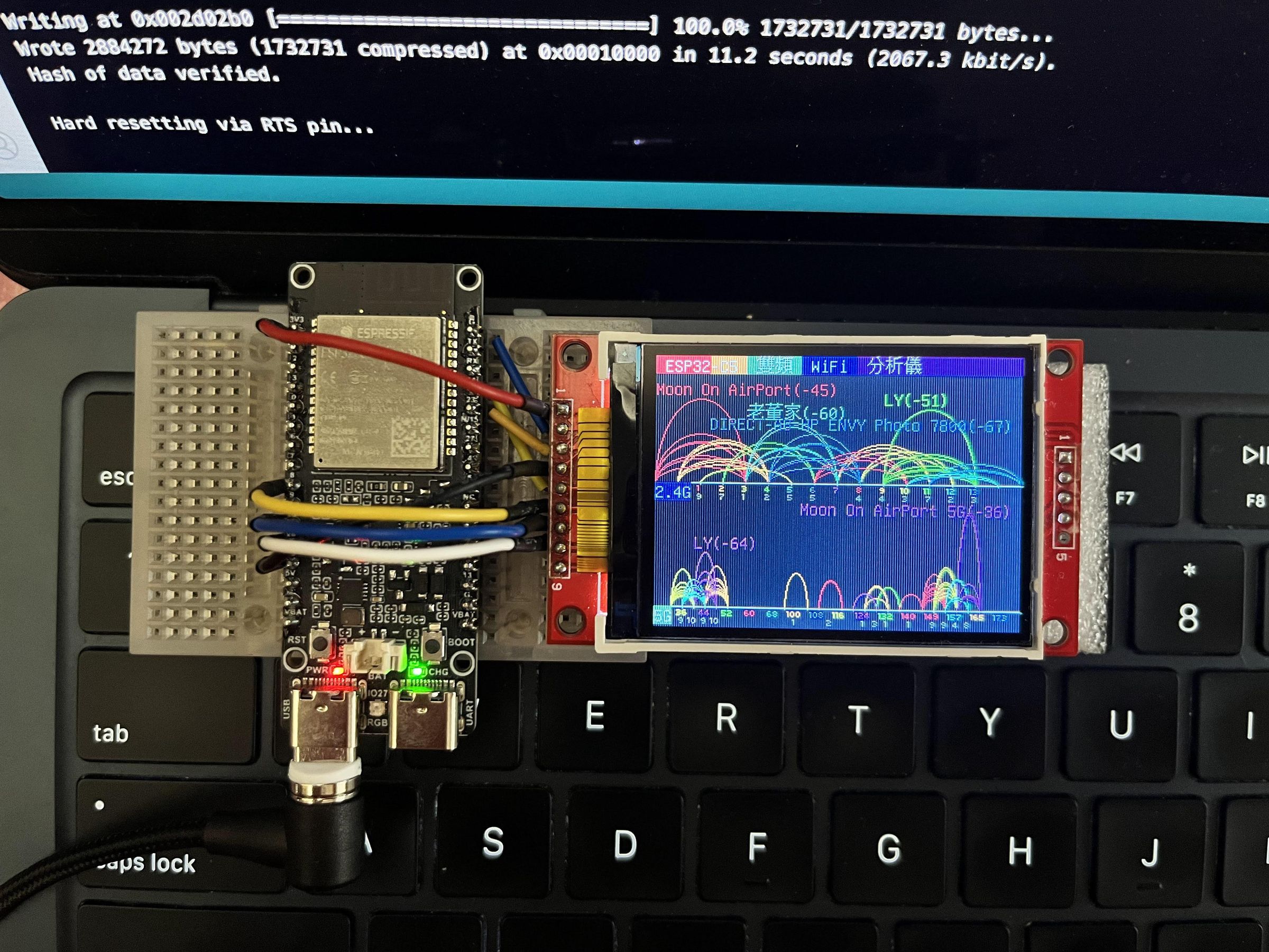 ESP32-C5 Dual Band WiFi Analyzer : 10 Steps (with Pictures) - Instructables