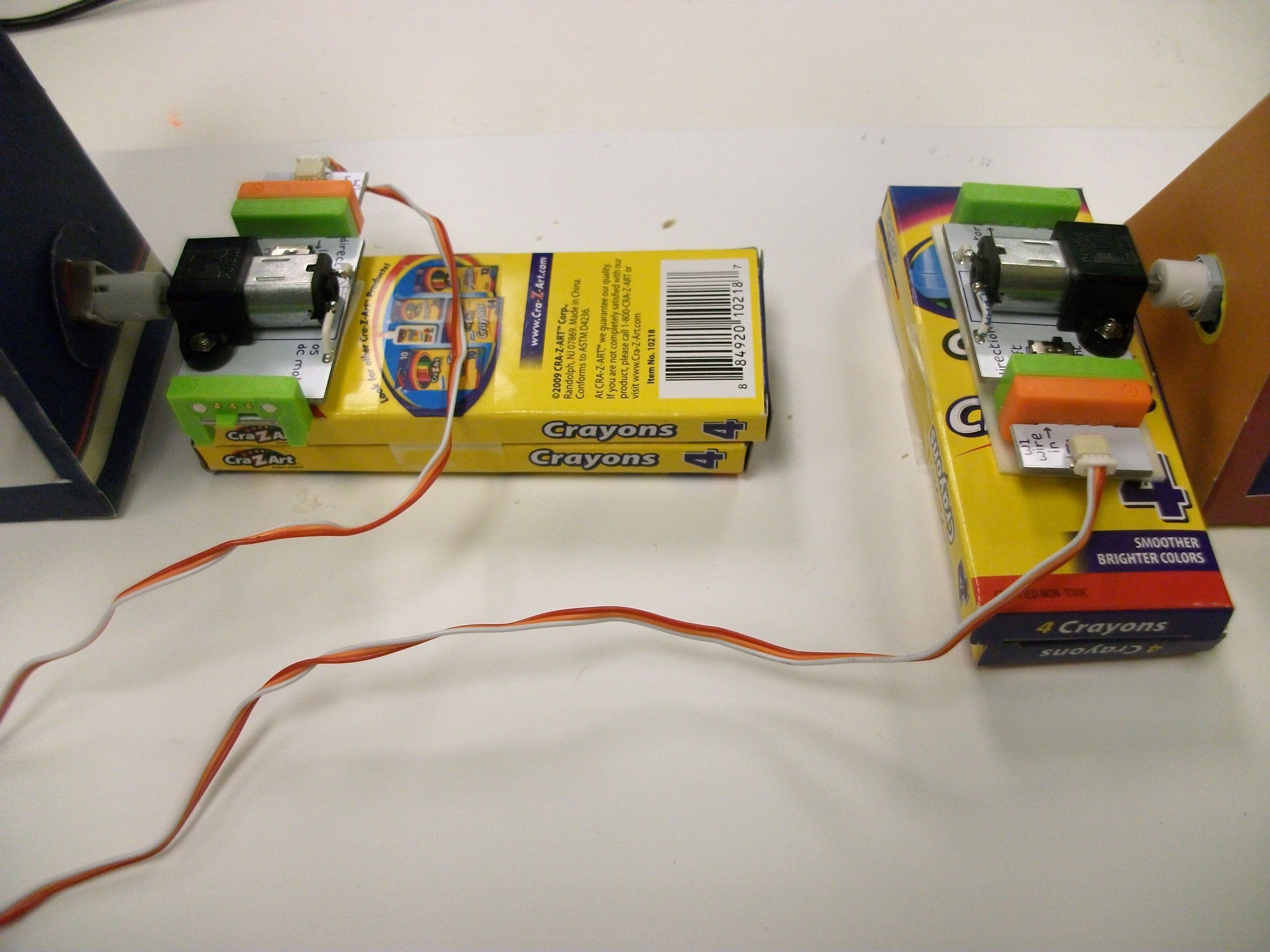 Papercraft Automata Race Game LittleBits Circuit : 7 Steps (with ...