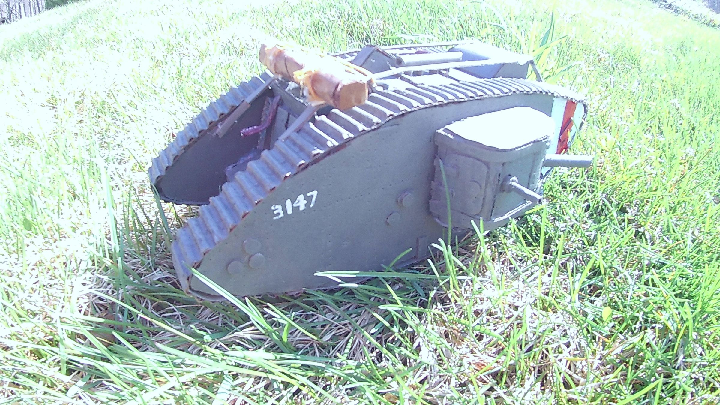 Cardboard Model Mark IV British Tank : 10 Steps (with Pictures ...