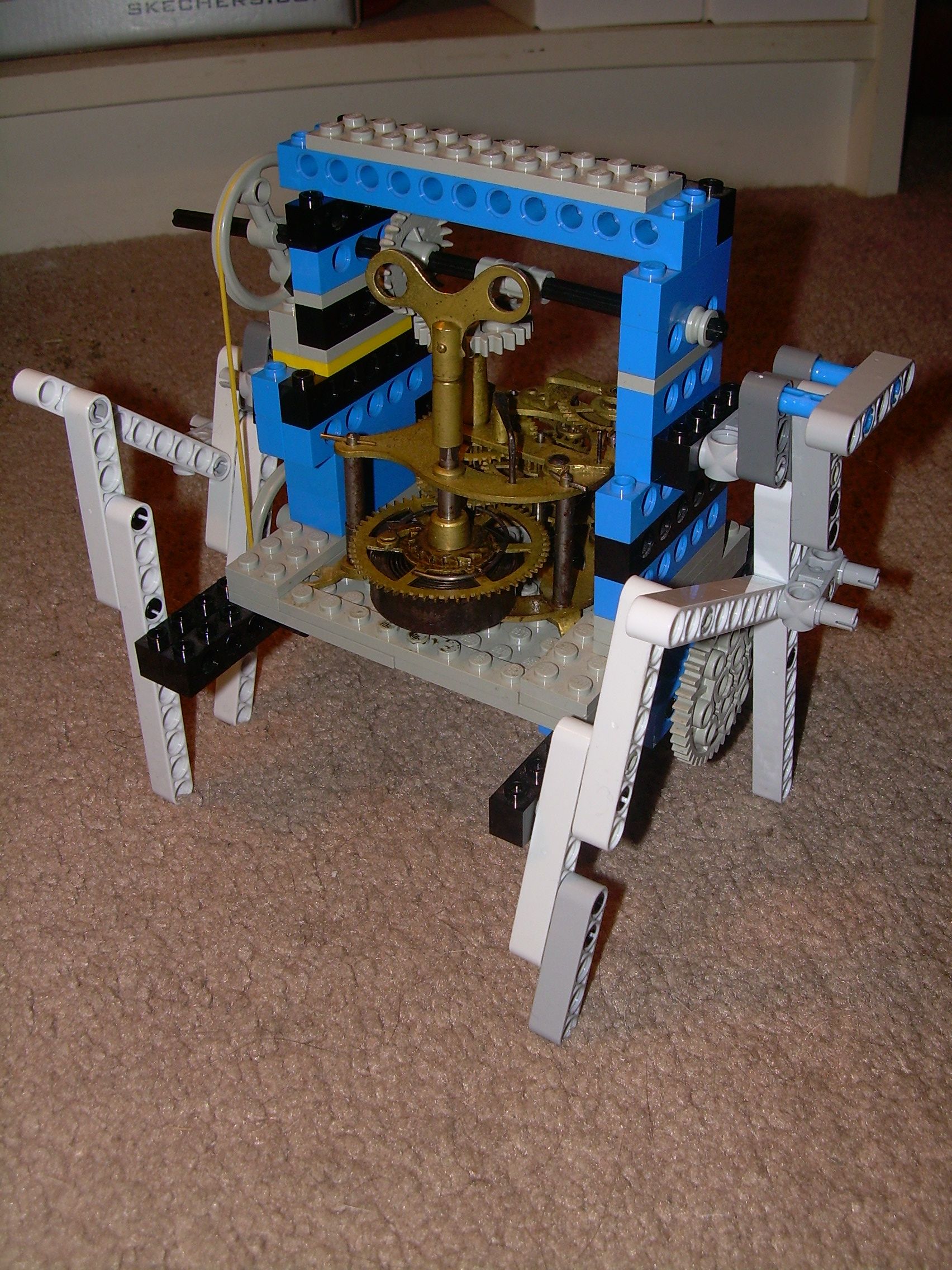Klokwerx - a Six Legged Clockwork/lego Automaton - Instructables