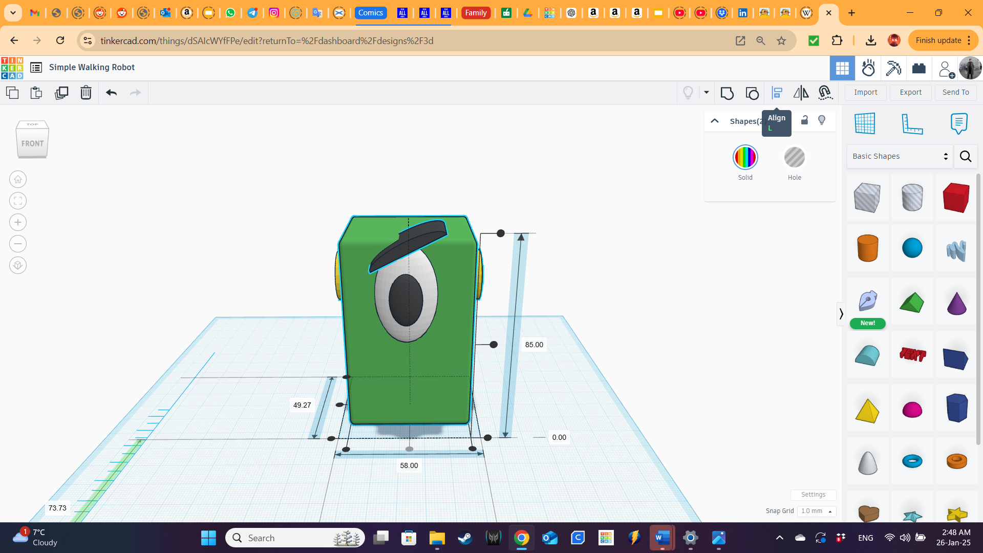 Tinkercad Robotics for School: SIMLAB KOMBAT! (virtual Walking Robots ...