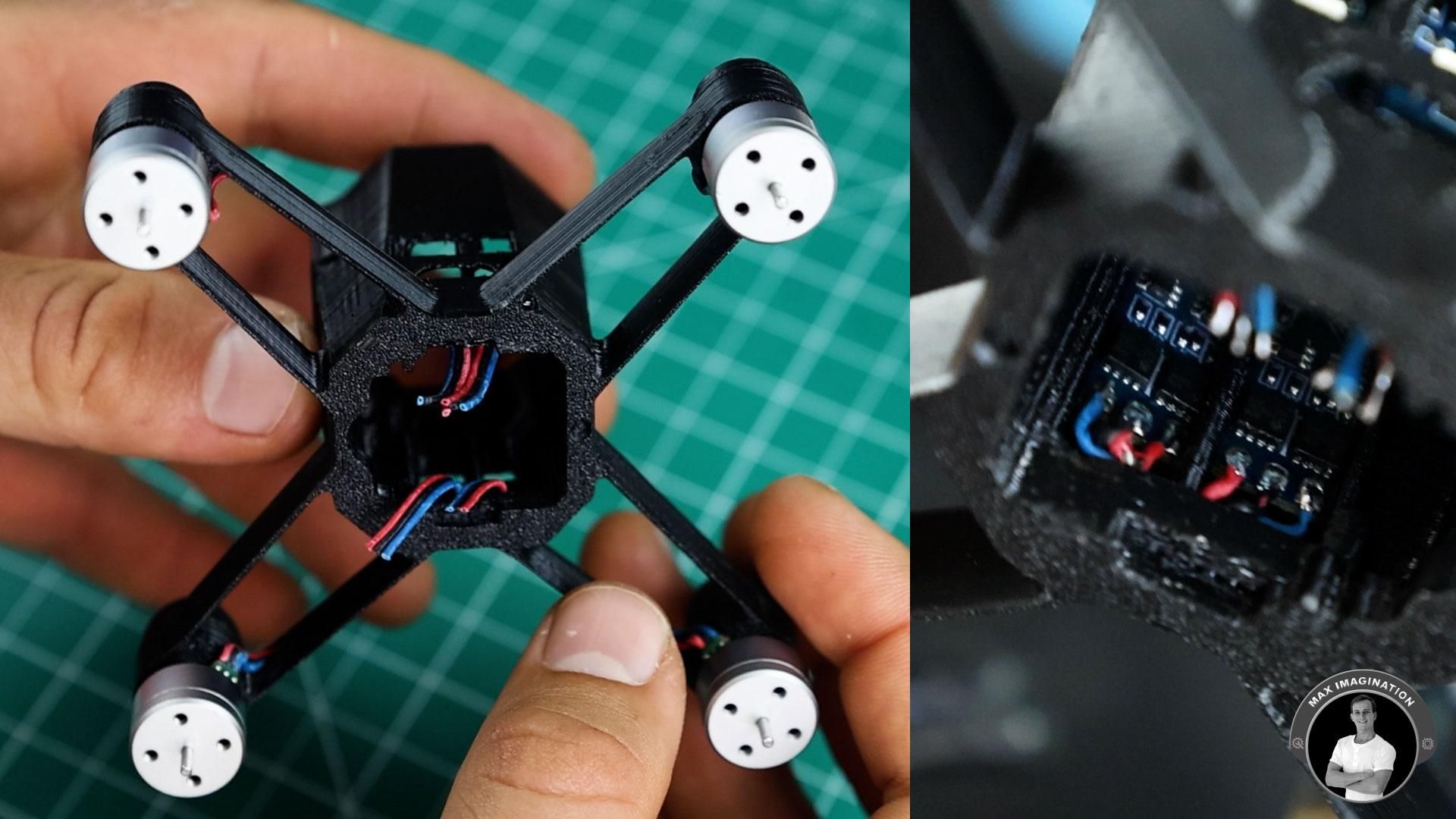 Build the Smallest ESP32 Brushless Rocket Drone | ESP-BLAST : 19 Steps ...