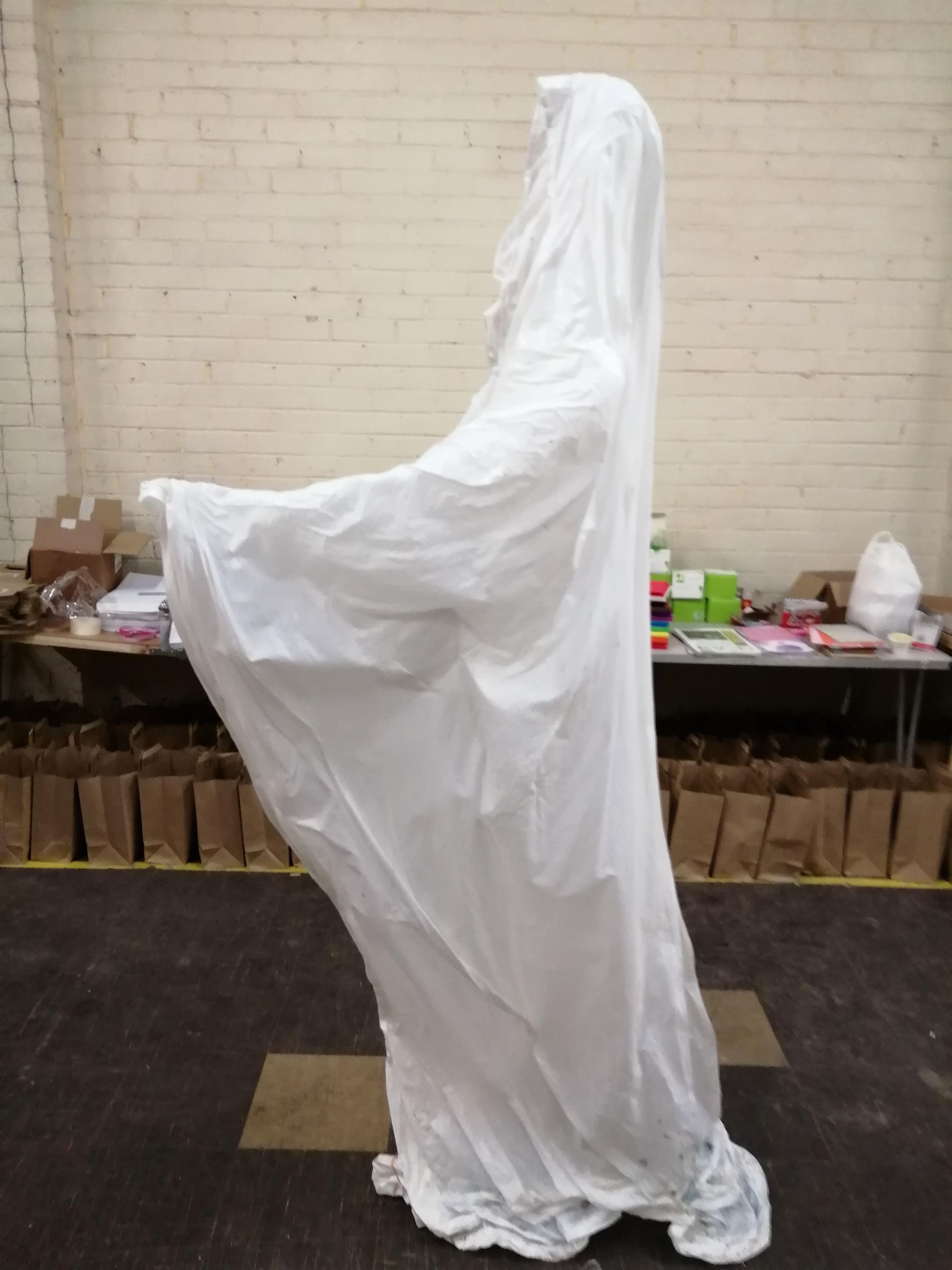 Life Size Glow in the Dark Cloth Ghost : 6 Steps - Instructables
