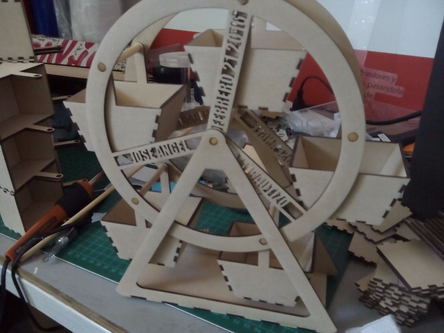MDF Ferris Wheel for Event (with Pictures) - Instructables