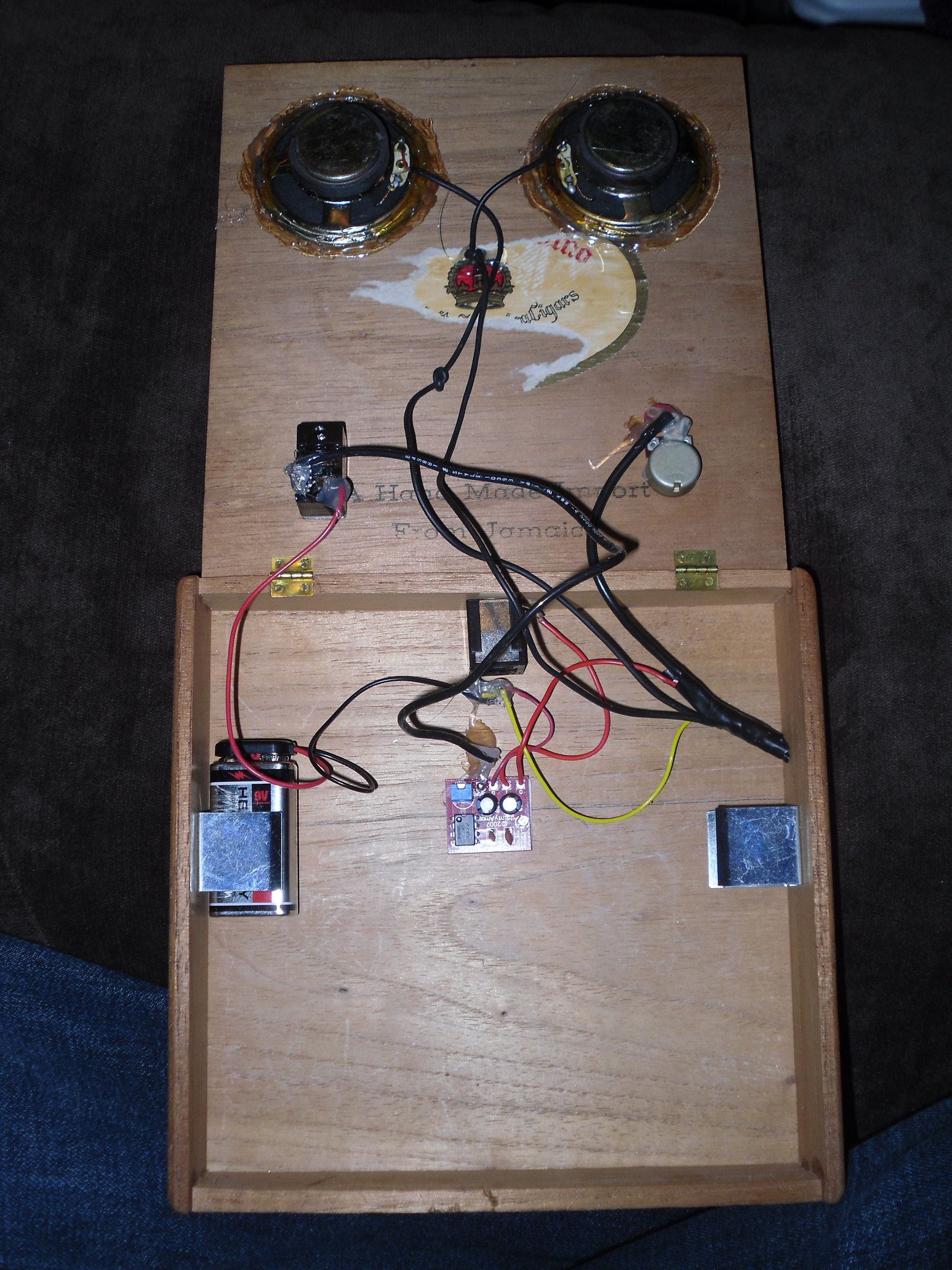 Battery-Powered Cigar Box Guitar Amp : 5 Steps - Instructables