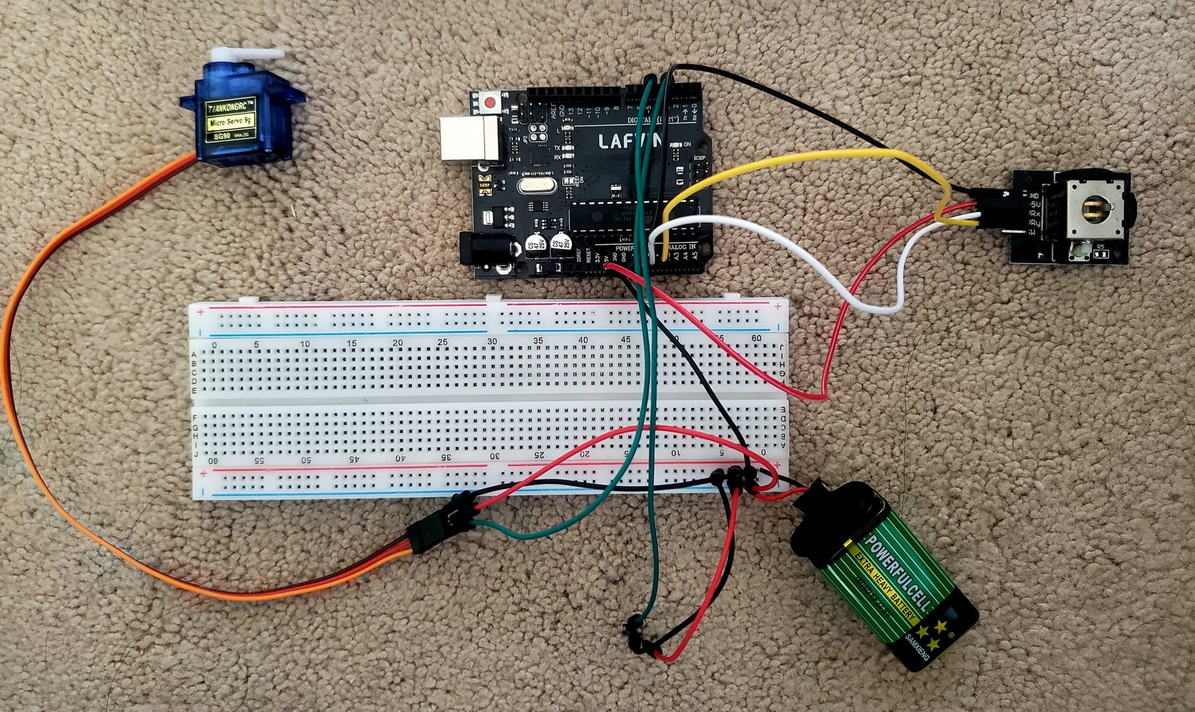 Controlling Servos With Joystick Arduino 3 Steps Instructables
