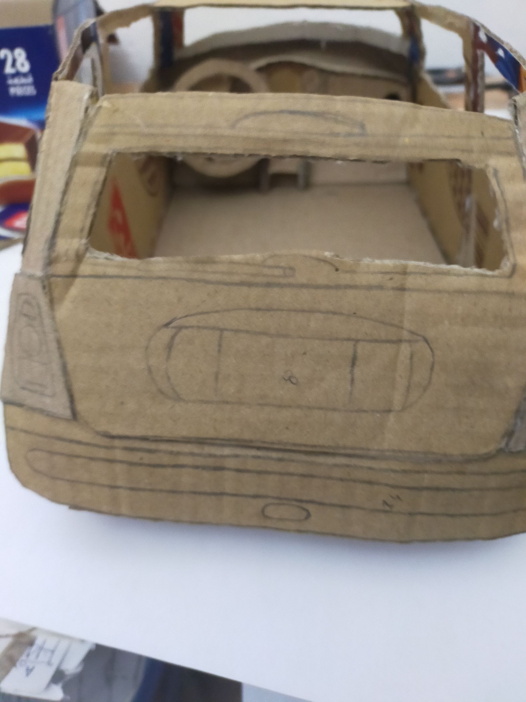A Cardboard Mini Cooper : 6 Steps - Instructables