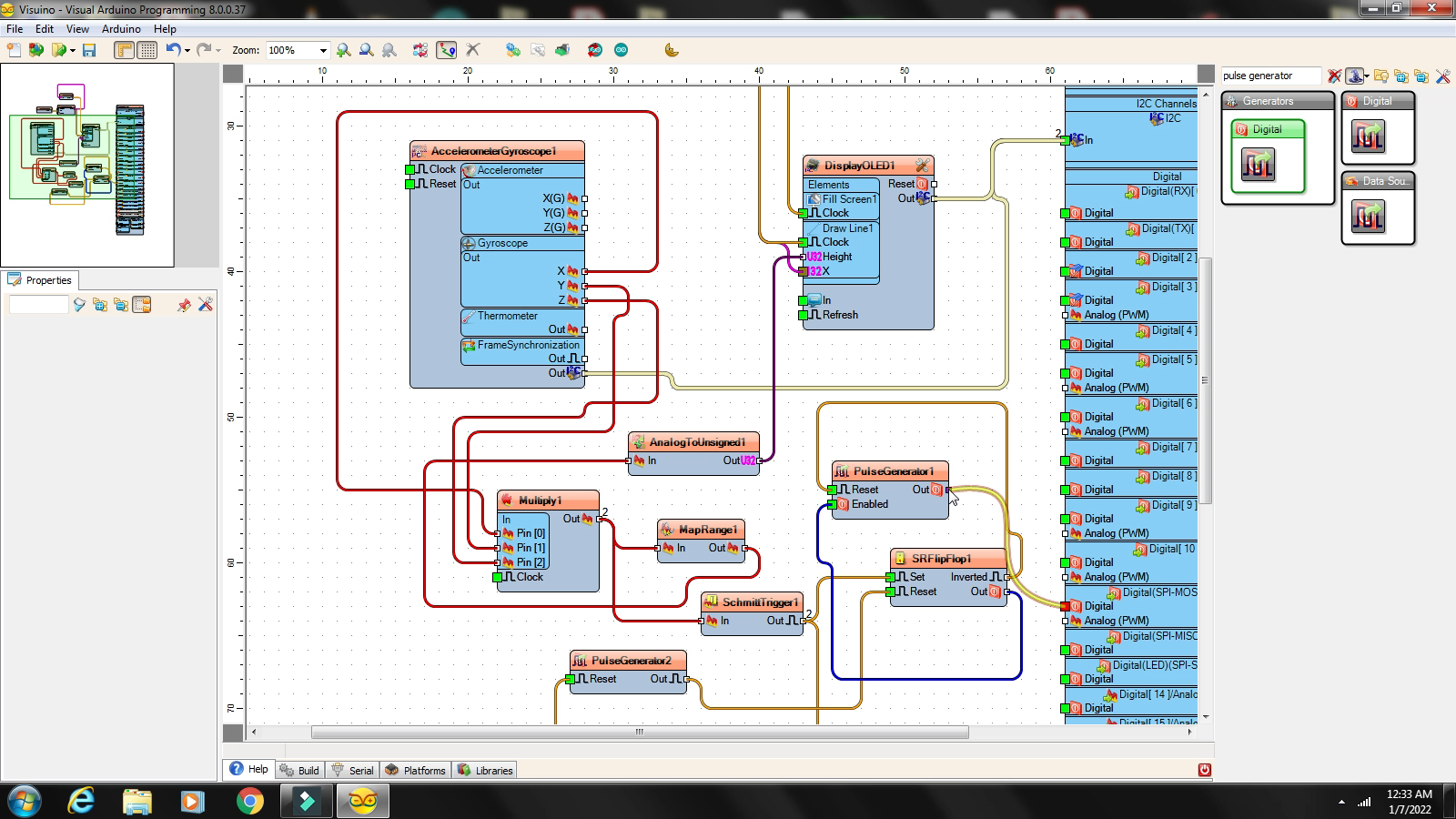 How To Make Arduino Seismograph Visuino Visual Development For Arduino 2029