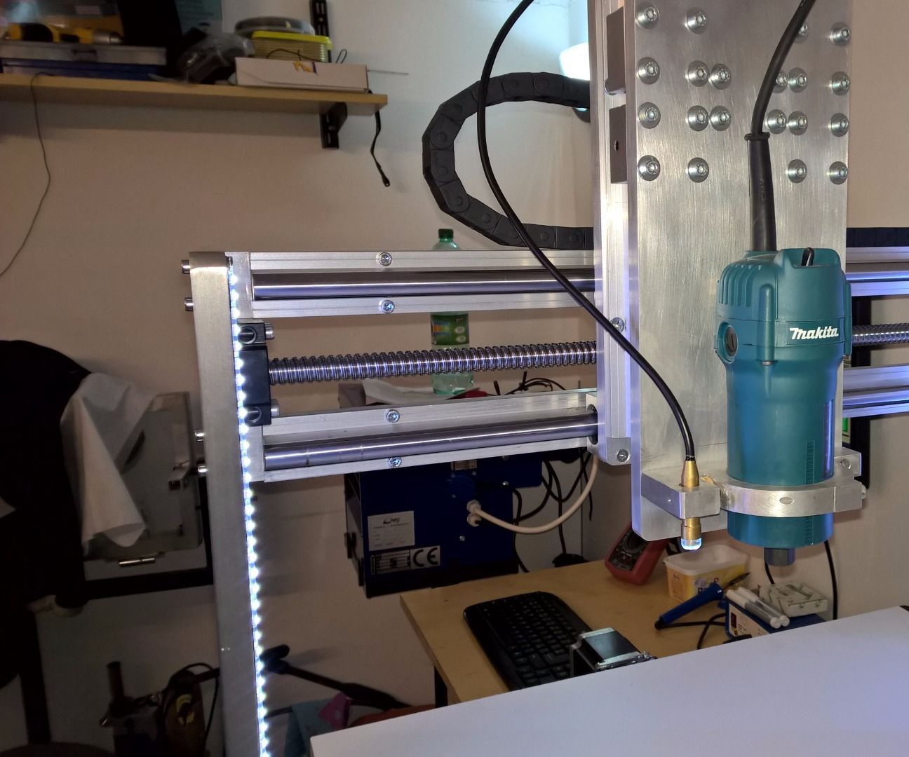 CNC Machine With Camera and LED Backlight : 4 Steps - Instructables