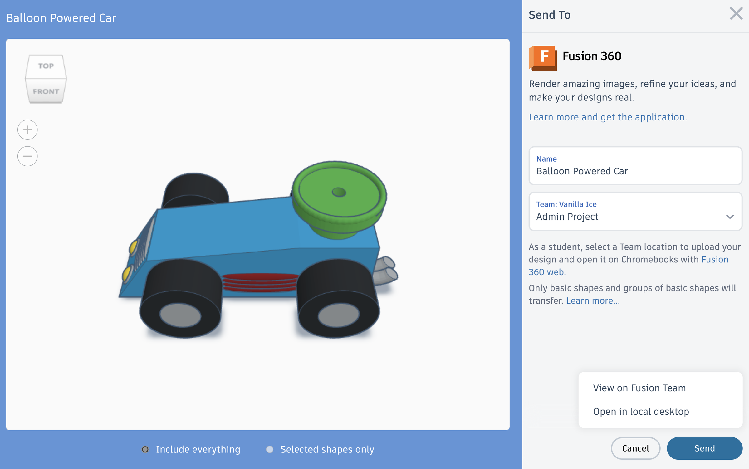 Send Your Tinkercad Design to Fusion 360 : 9 Steps (with Pictures) - Instructables