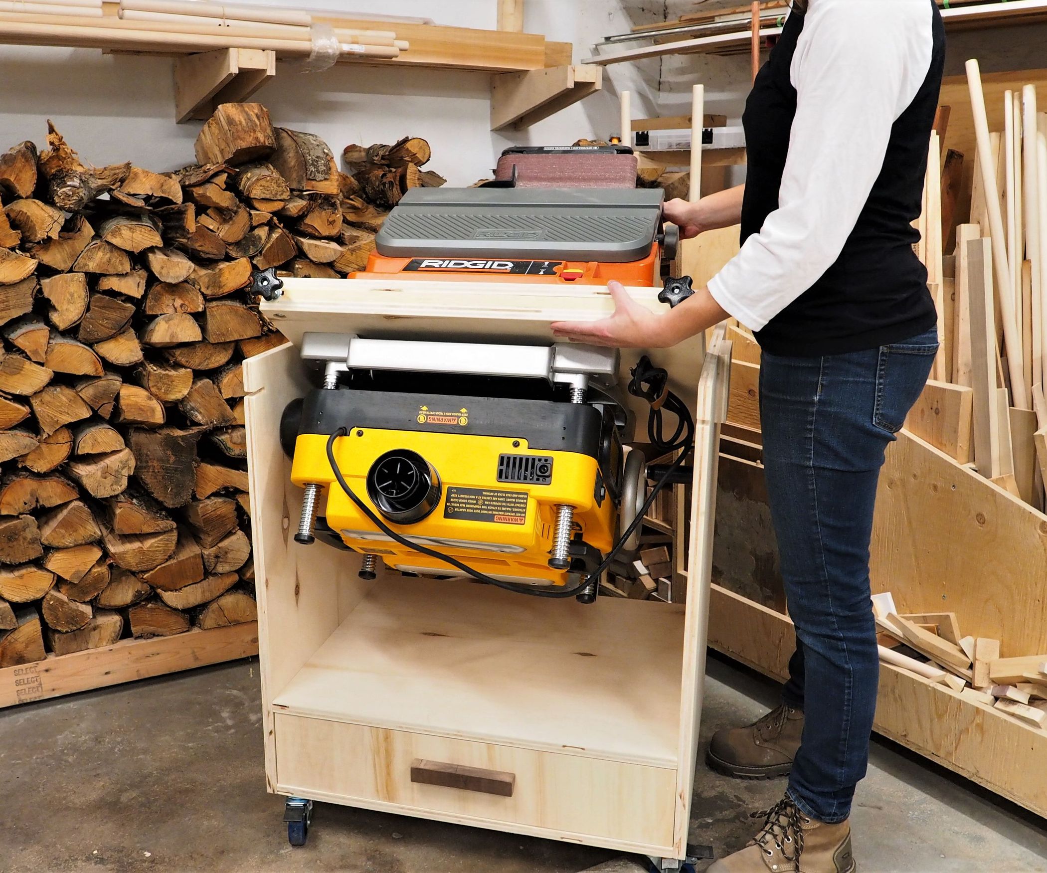 Flip Top Planer Stand : 8 Steps (with Pictures) - Instructables