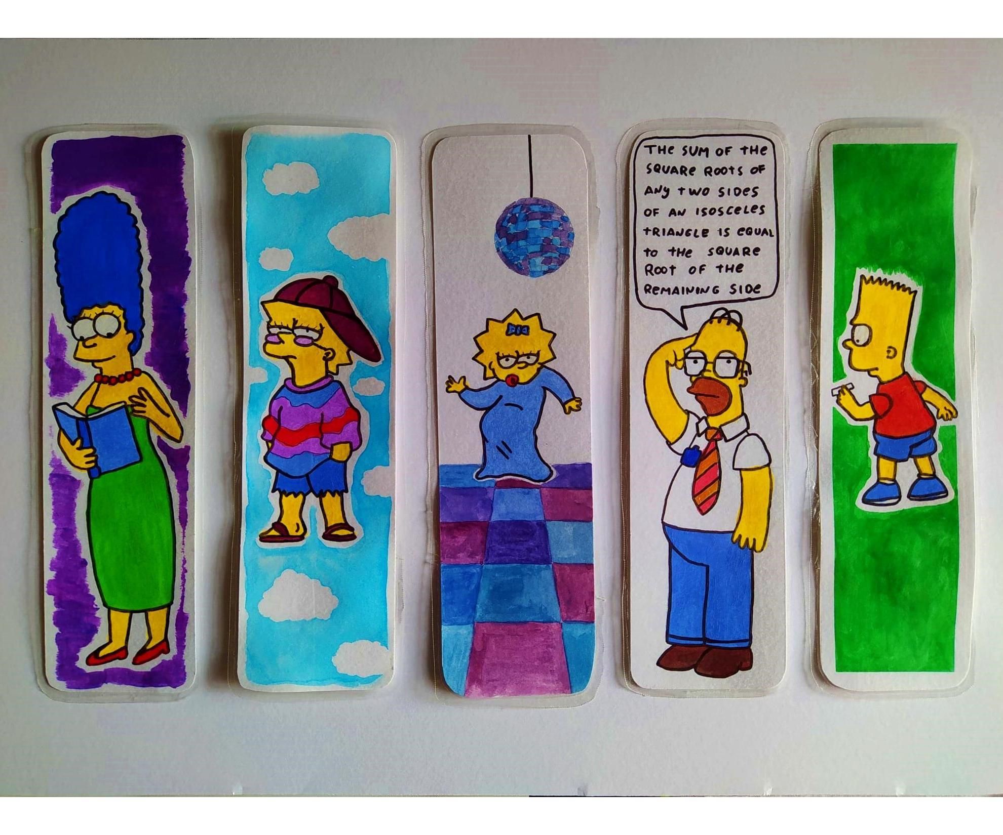 Simpsons Bookmarks + Simple Way to Plasticize : 7 Steps (with Pictures ...
