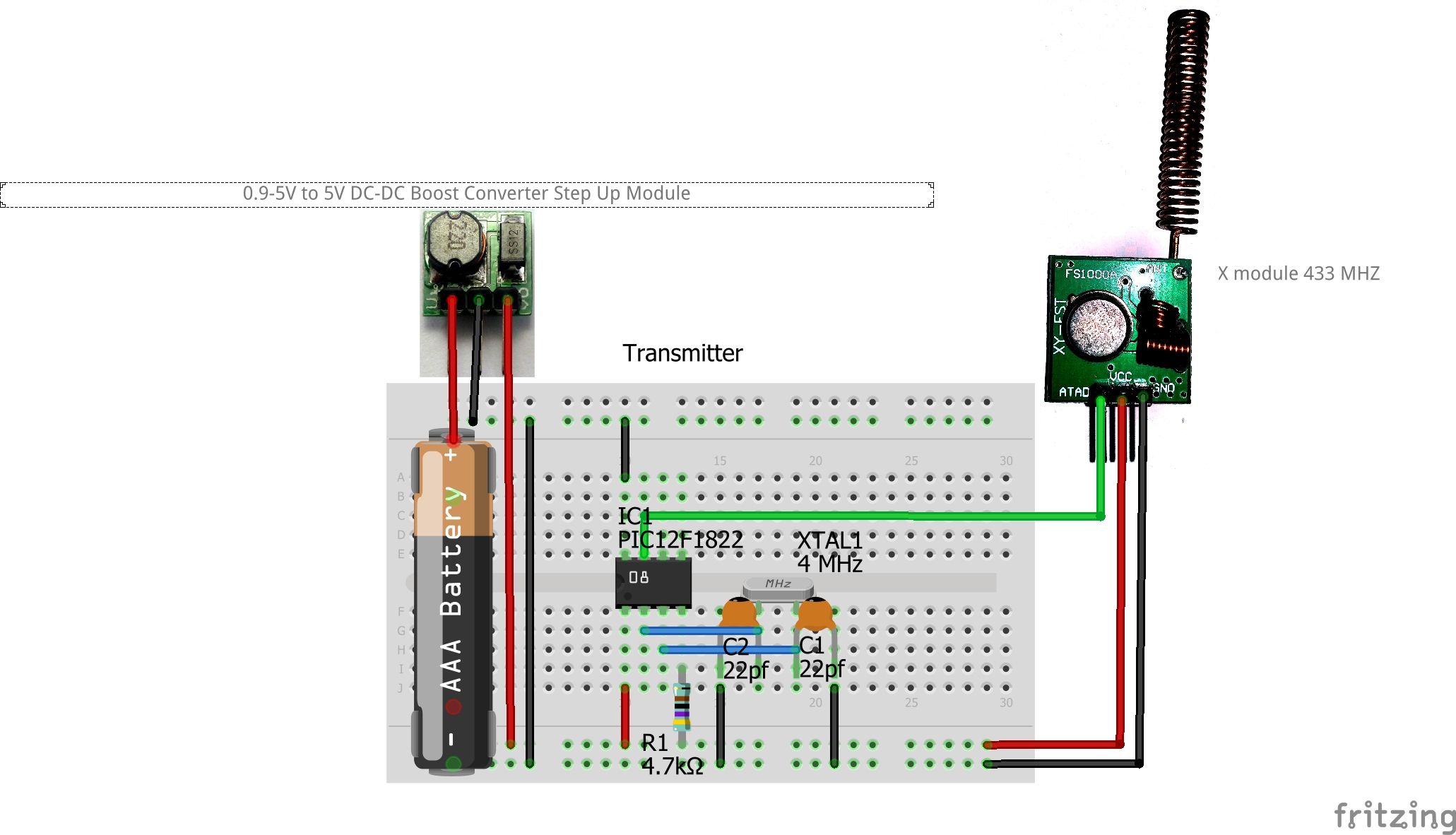 Wireless Communication Using Cheap 433MHz RF Modules and Pic ...