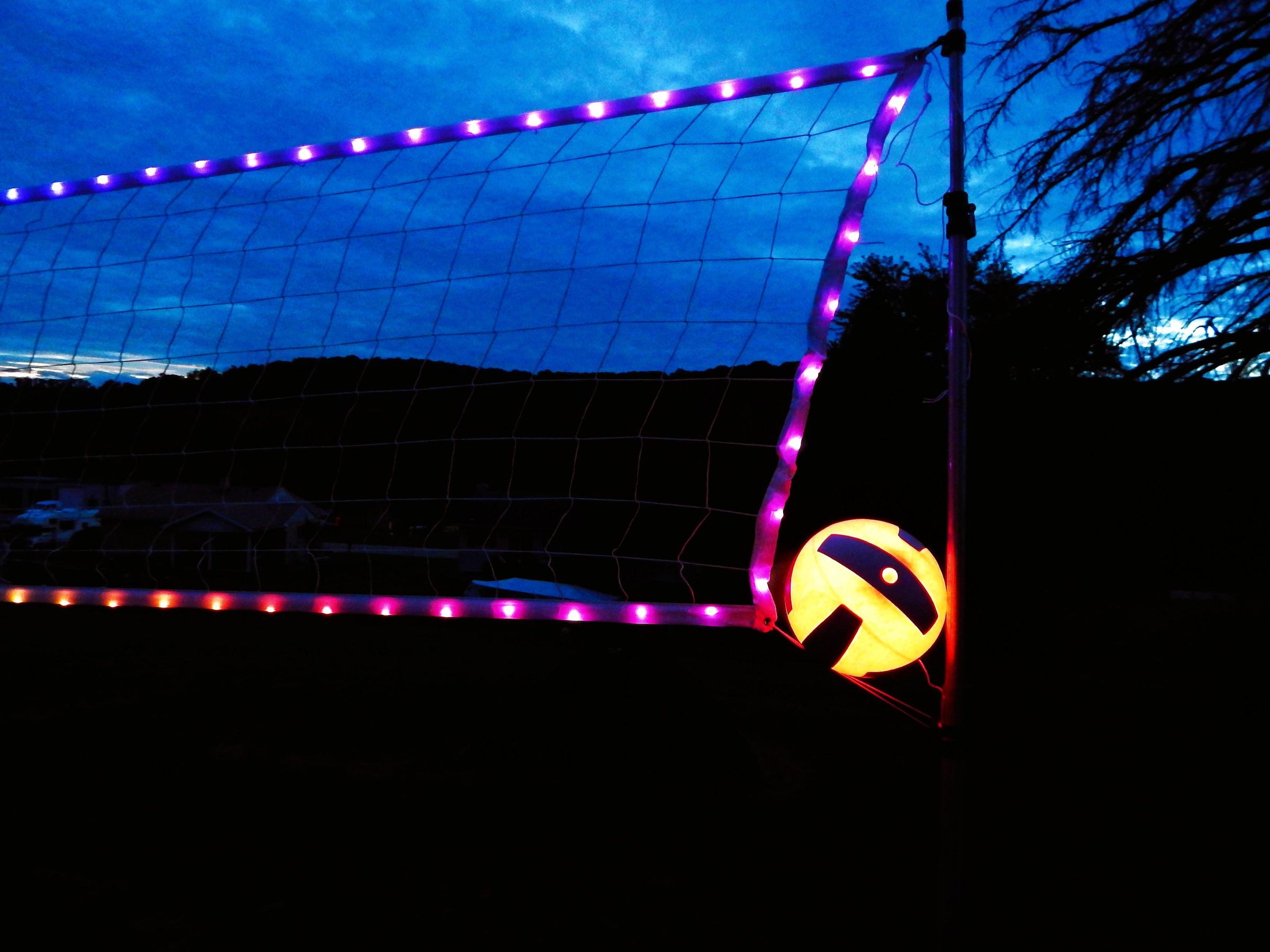DIY Light-Up Volleyball Net : 4 Steps - Instructables