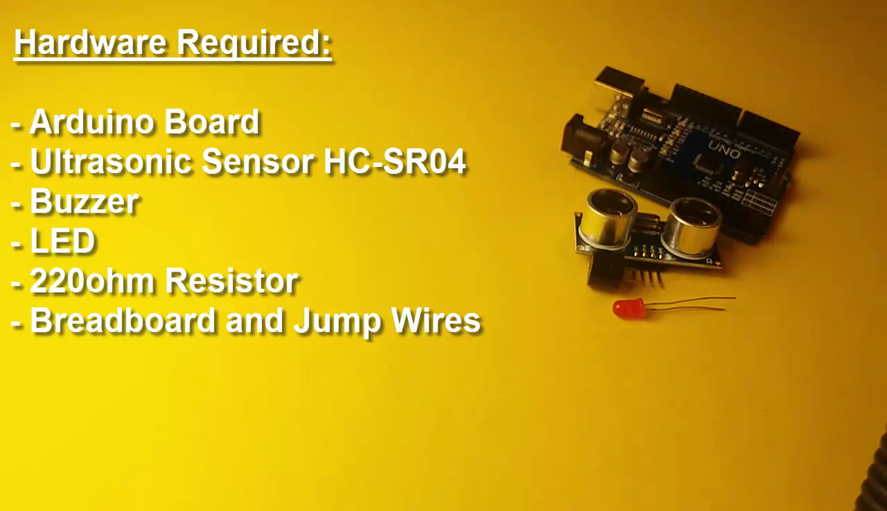 Arduino - Ultrasonic Sensor HC-SR04 With Buzzer : 3 Steps (with ...