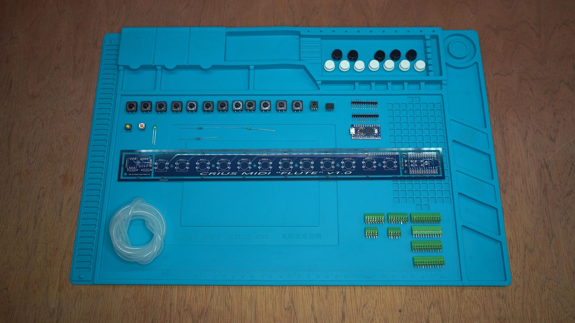 DIY Arduino USB MIDI Wind Instrument - Crius MIDI Flute V1 : 6 Steps ...