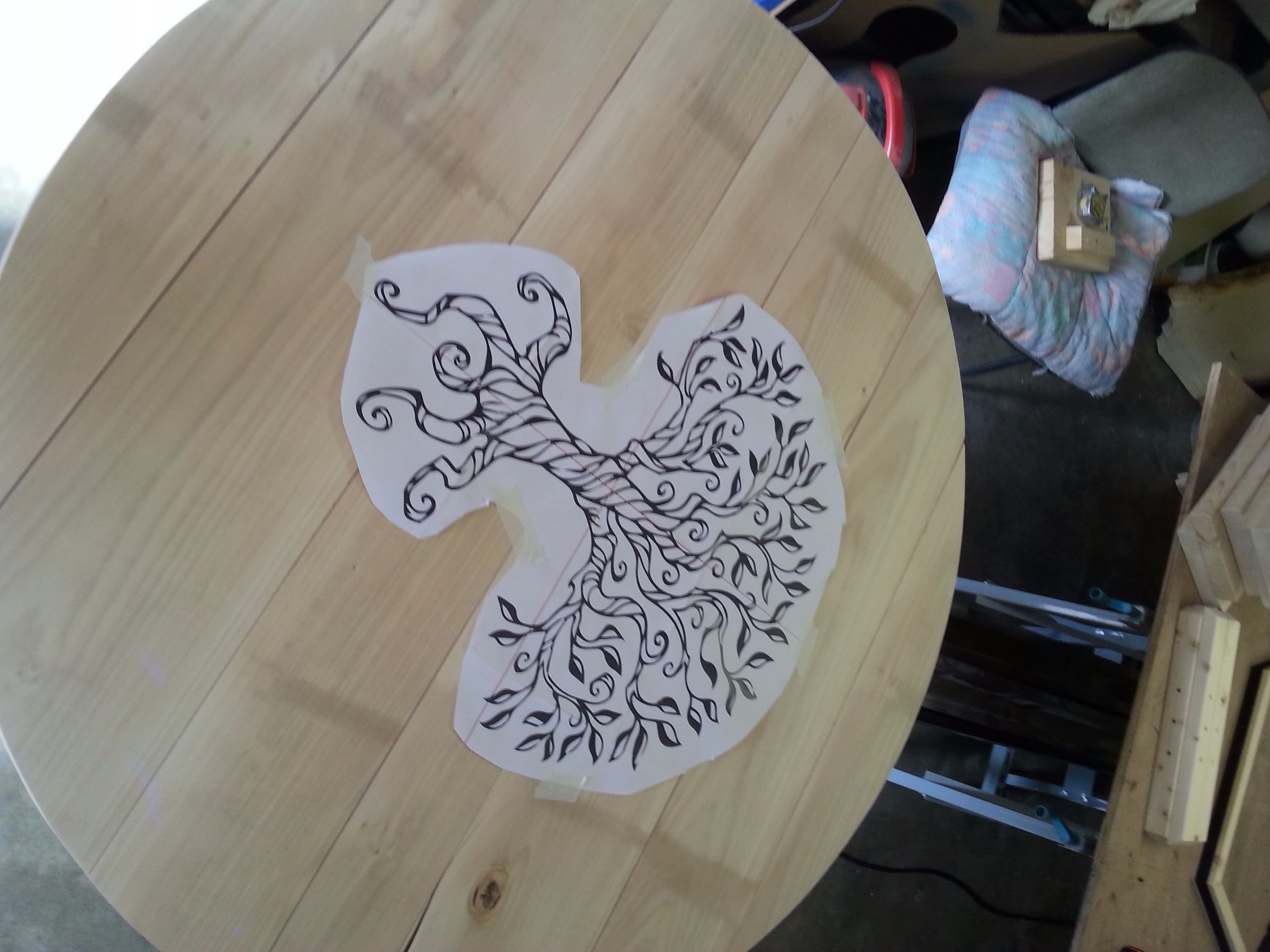 Engrave Tavern Table : 8 Steps (with Pictures) - Instructables