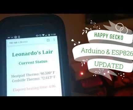 Spotted Gecko Habitat Temperature Monitor/Thermostat W/Arduino & ESP8266 ESP12 : 5 Steps (with ...