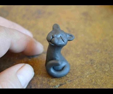 DIY Miniature Cat in Polymer Clay Tutorial - Instructables