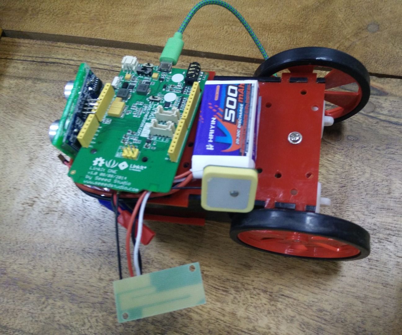 Linkitone GPS Enabled Line Following Bot : 9 Steps - Instructables