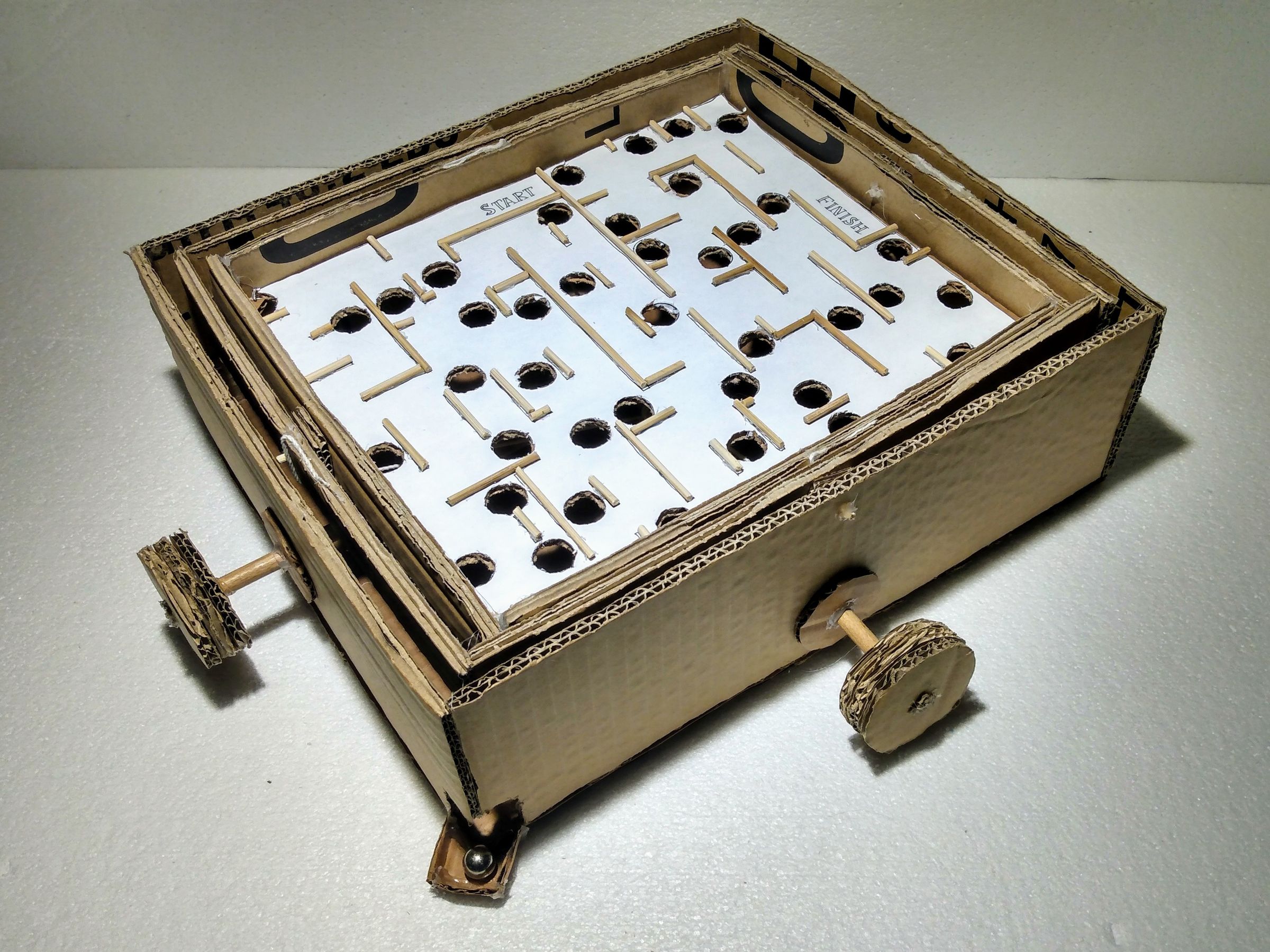 DIY Cardboard Marble Labyrinth : 9 Steps (with Pictures) - Instructables