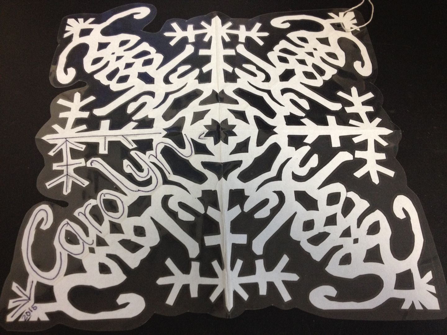 Personalized Snowflakes : 11 Steps (with Pictures) - Instructables