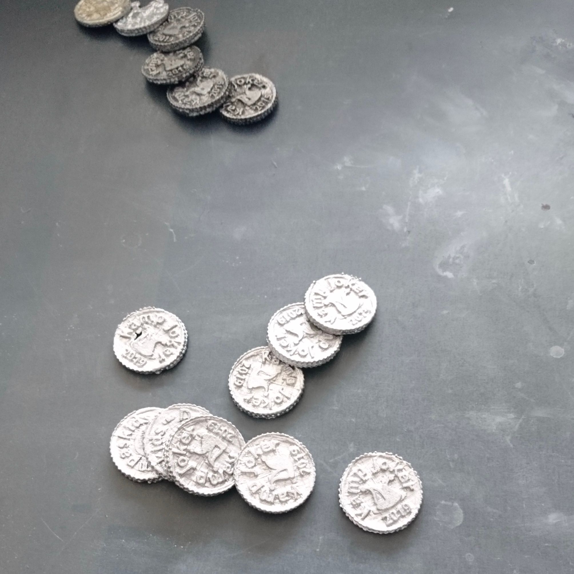 Pewter Coins Casted in Cotton Putty Sand : 9 Steps (with Pictures ...