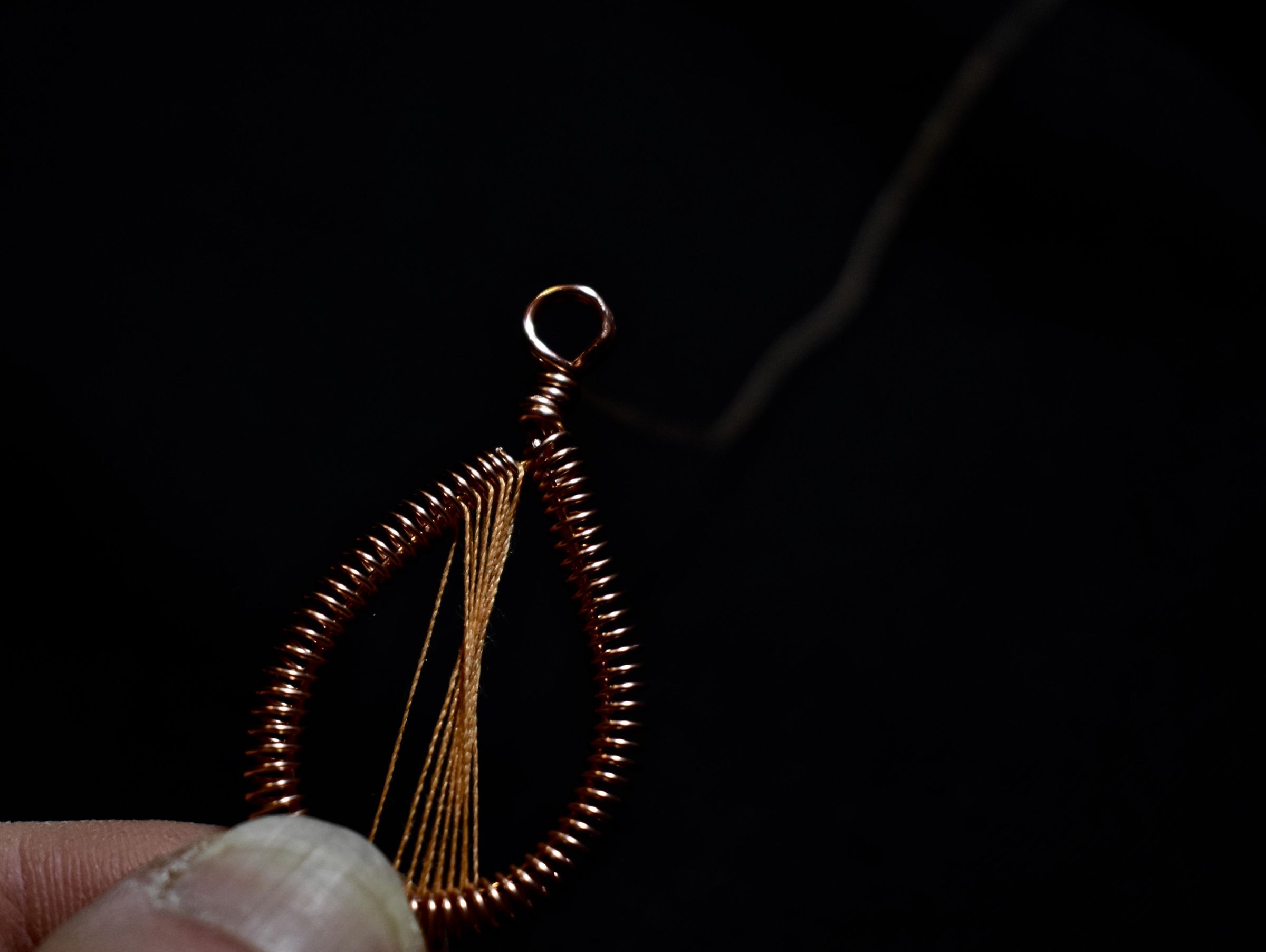Thread Earrings : 11 Steps (with Pictures) - Instructables