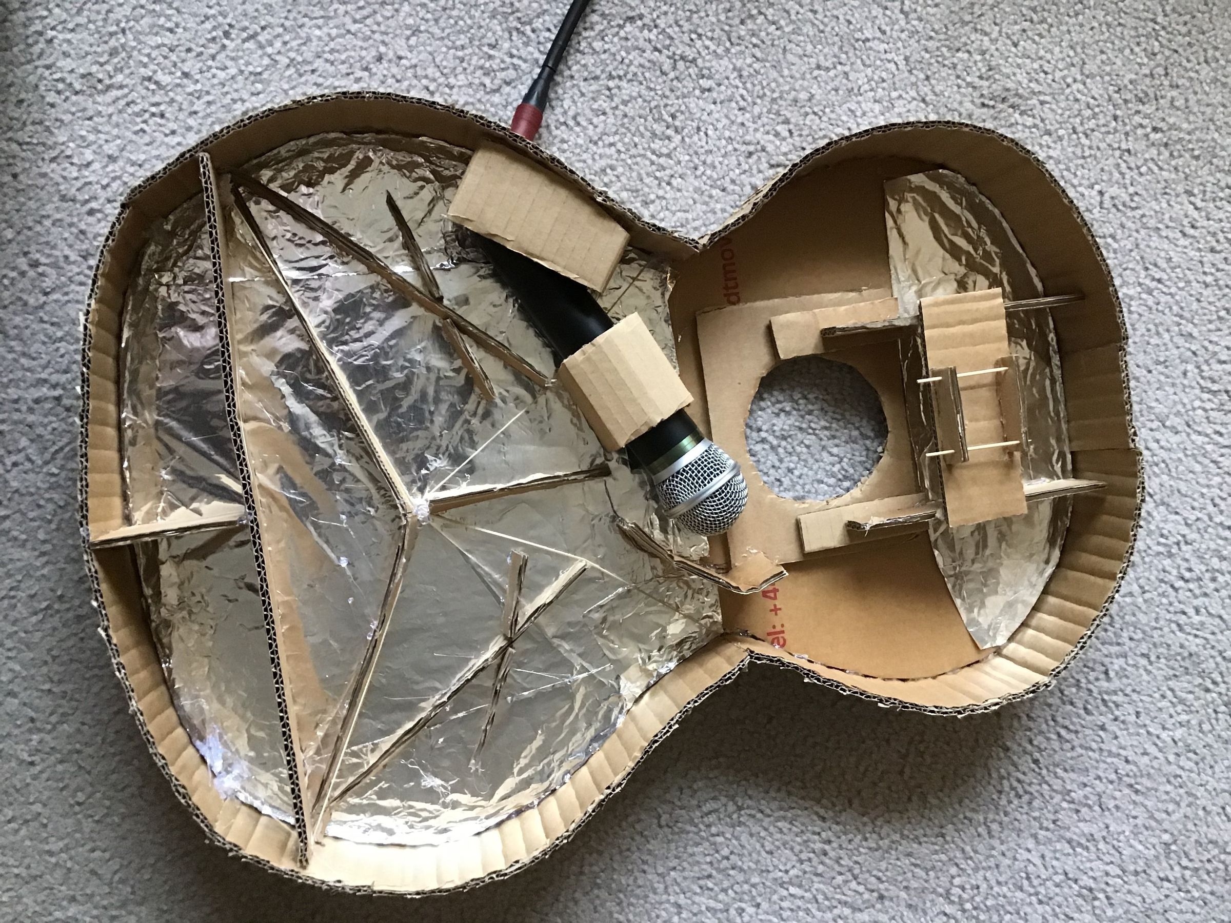 Homemade Cardboard Electric Guitar : 13 Steps (with Pictures ...