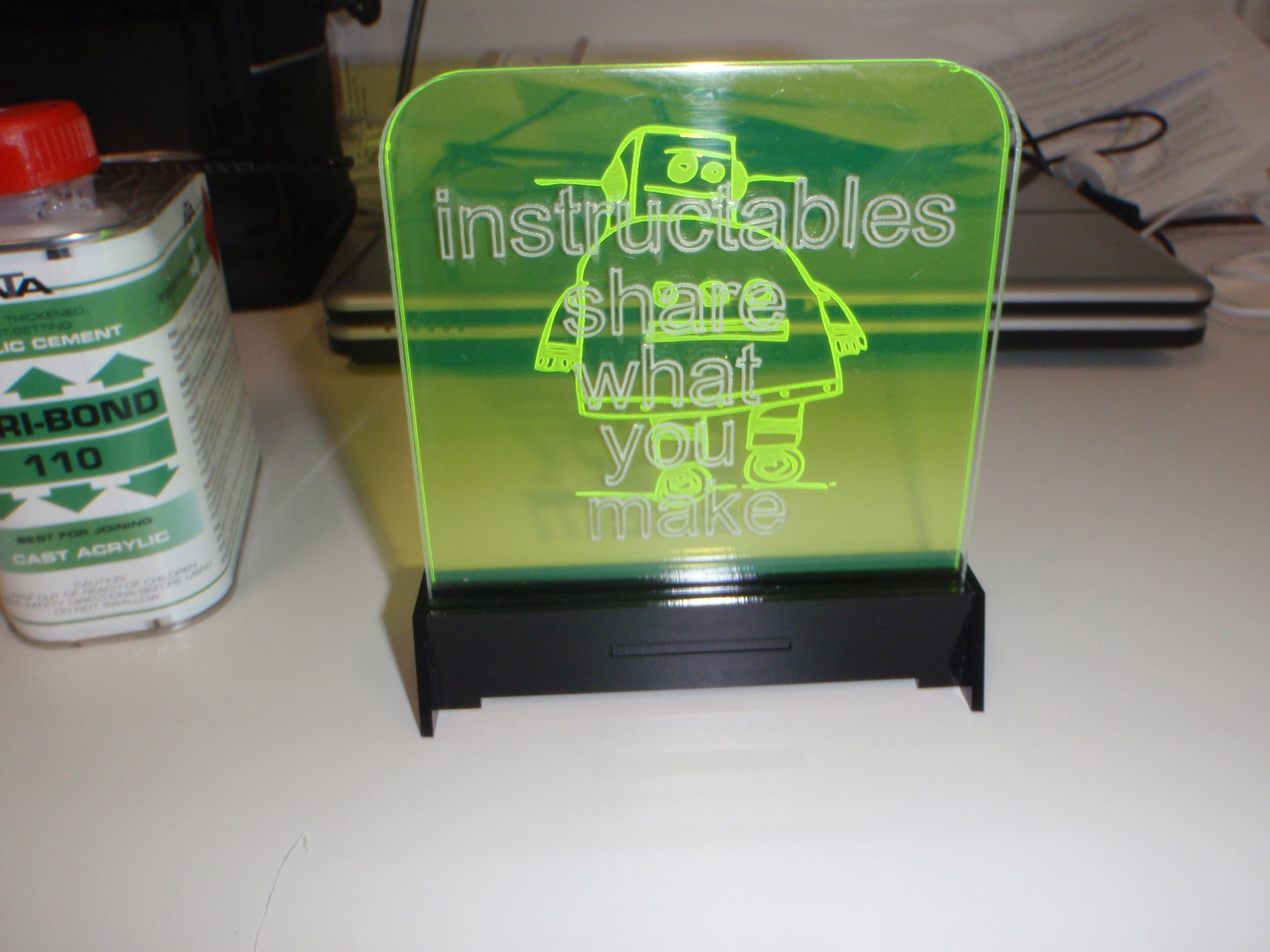 Fake Neon Sign : 6 Steps (with Pictures) - Instructables