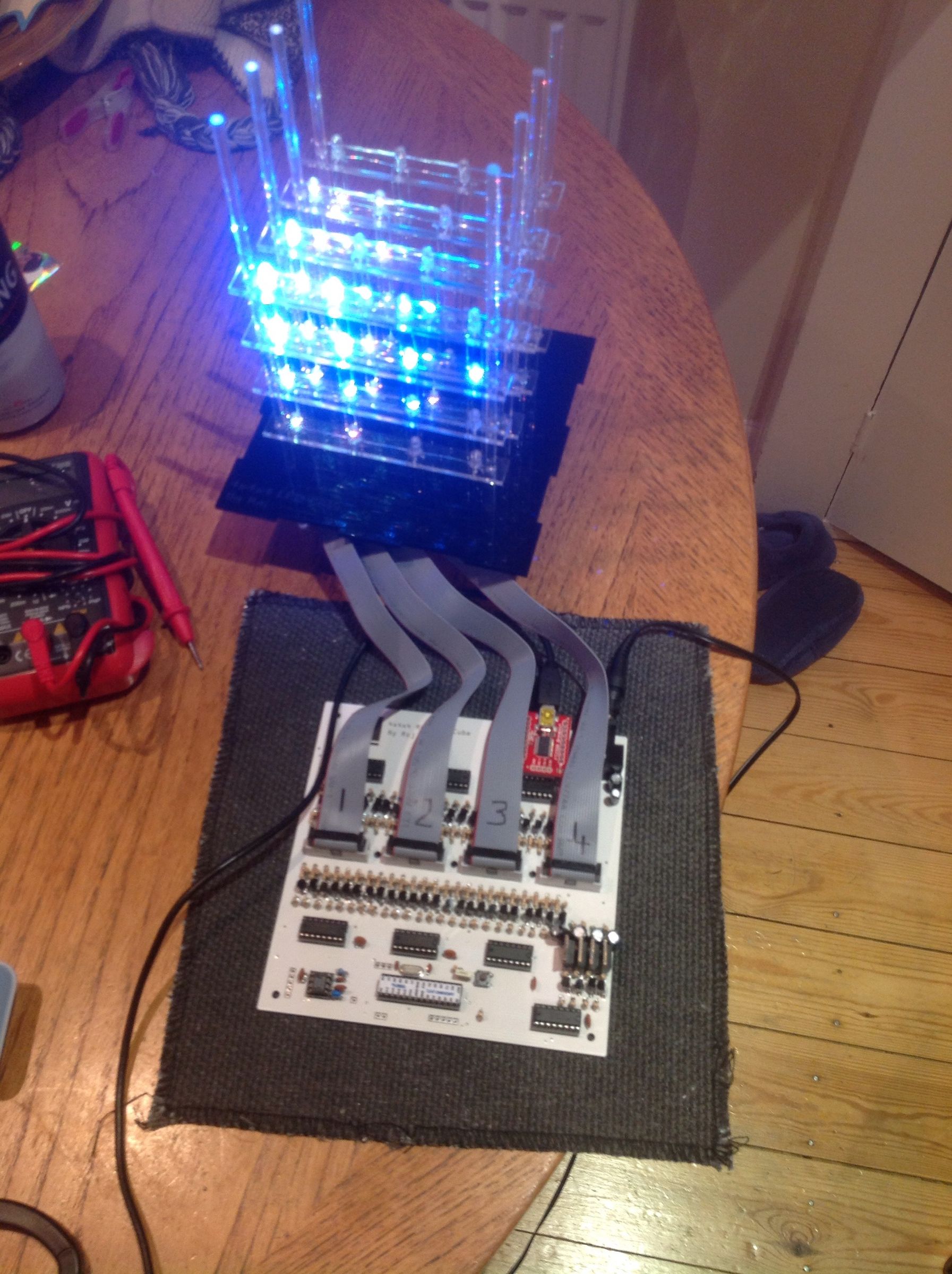 4x4x4 RGB LED Cube : 8 Steps - Instructables