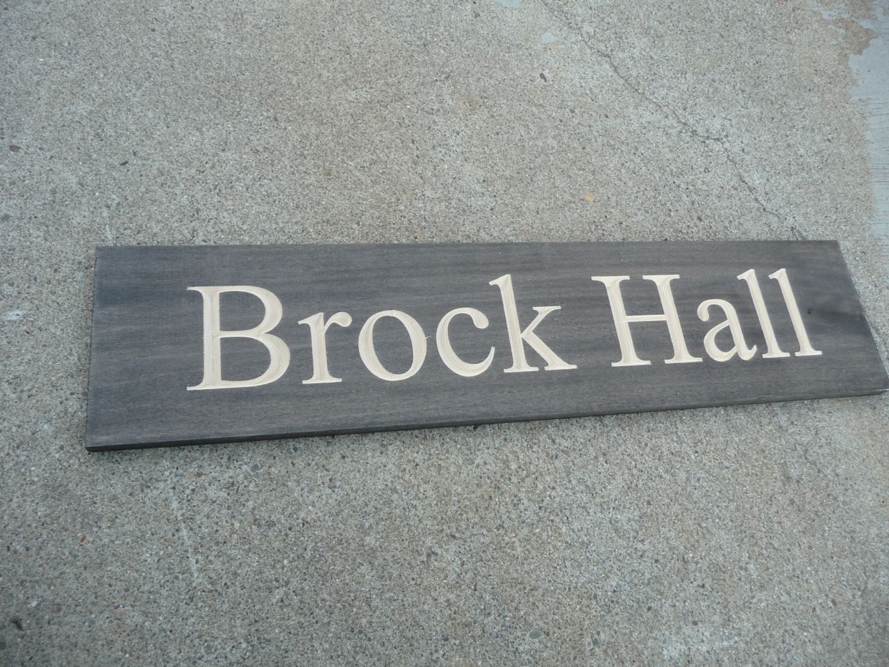 Custom Wood Sign Made on Shopbot Using VCarve Software : 6 Steps ...