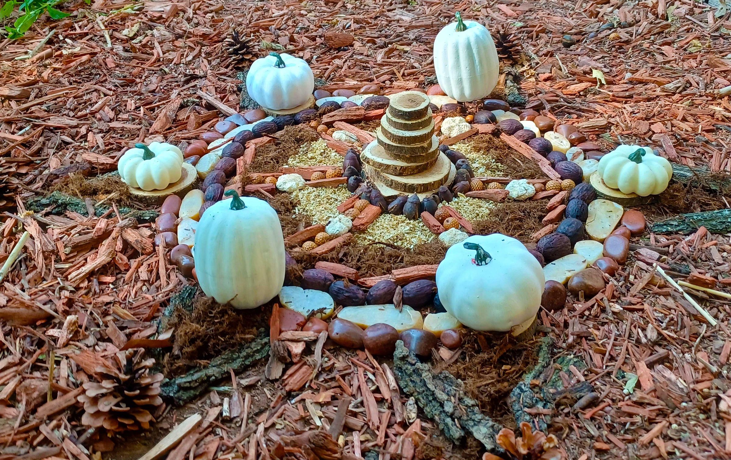 Garden Mandala Land Art : 4 Steps - Instructables