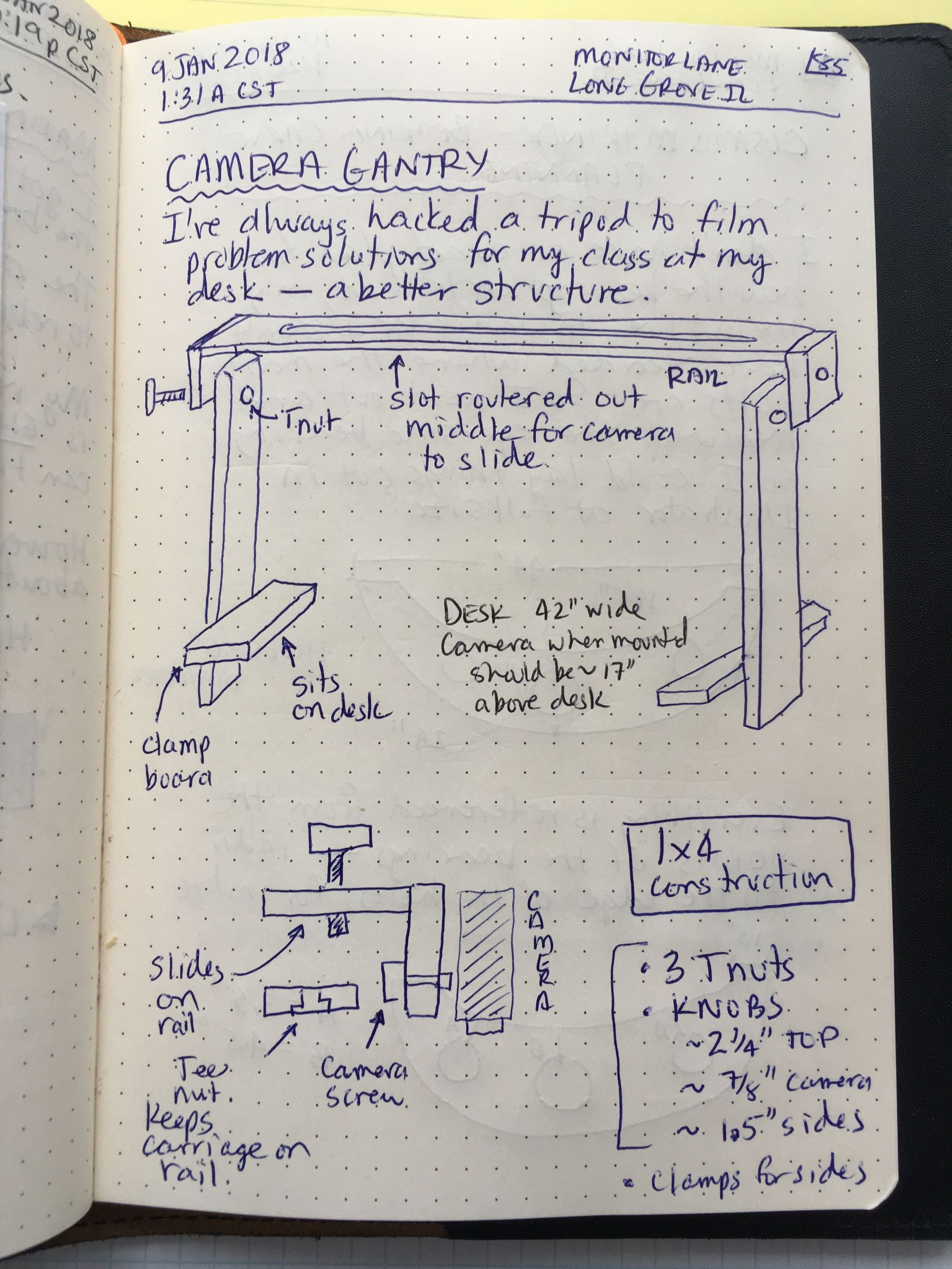 Video Camera Desk Gantry : 11 Steps (with Pictures) - Instructables