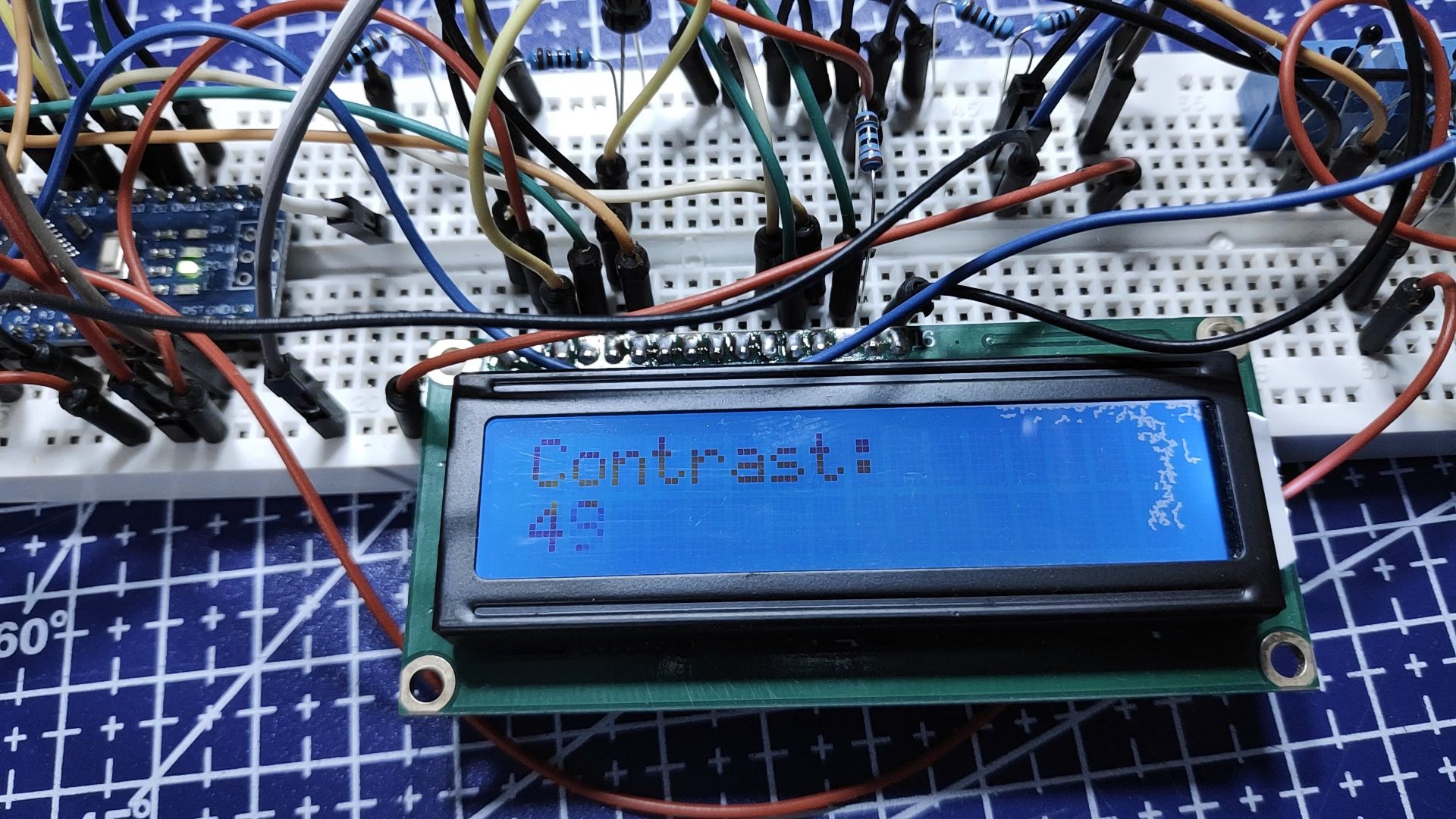 1602 LCD Contrast Control From Arduino : 5 Steps - Instructables