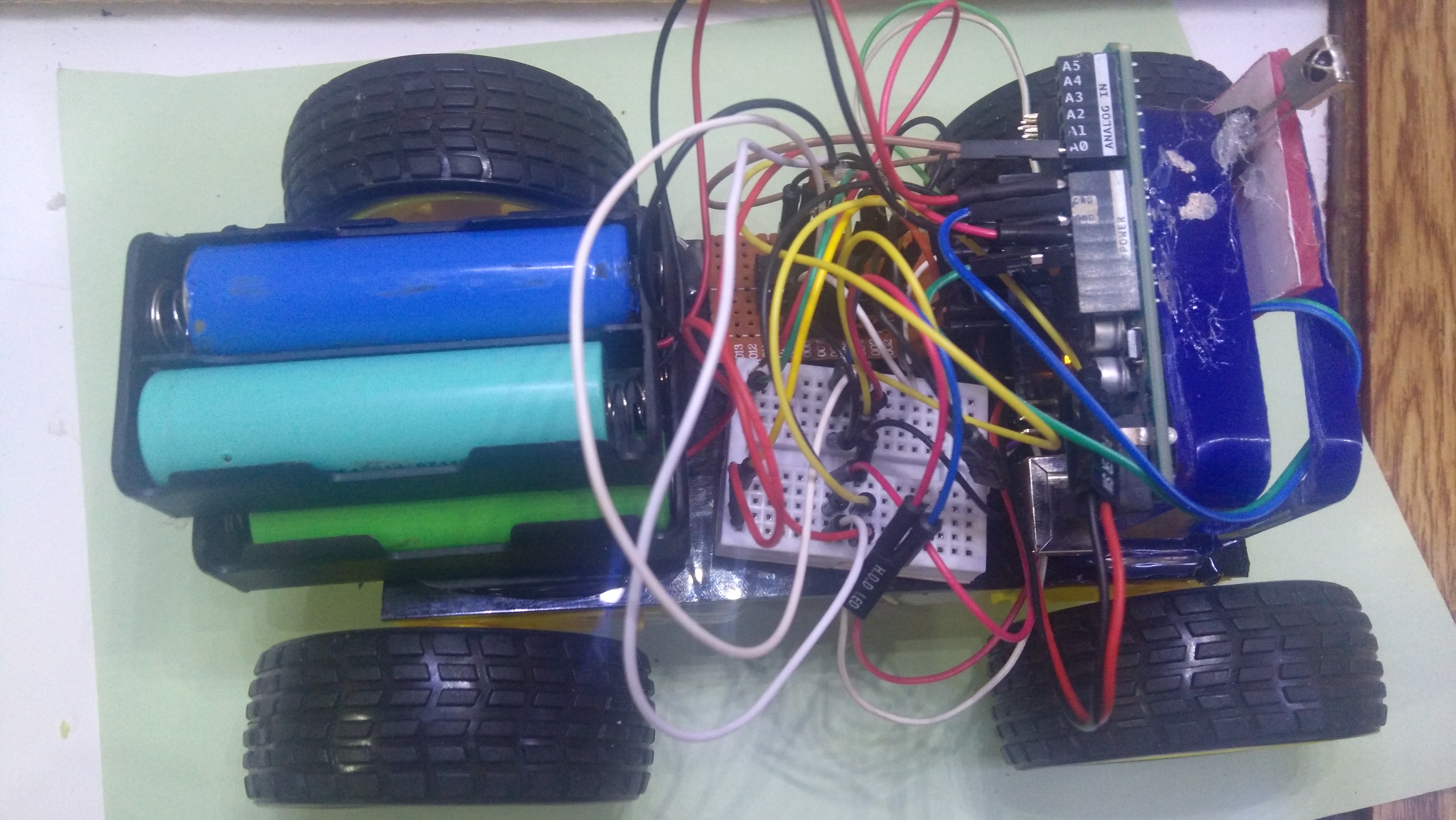 Control 4WD Robot With Tv Remote Using Arduino UNO and L293D : 4 Steps ...
