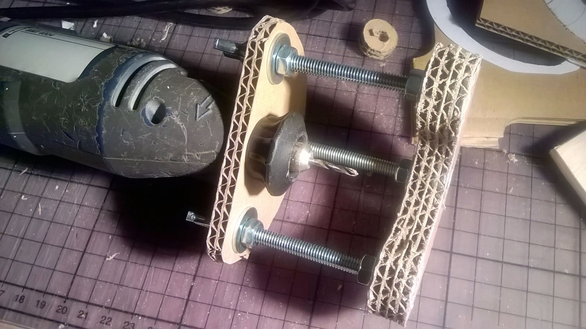 Wooden Precision Mini Router Base for Rotary Tool (with Cardboard ...